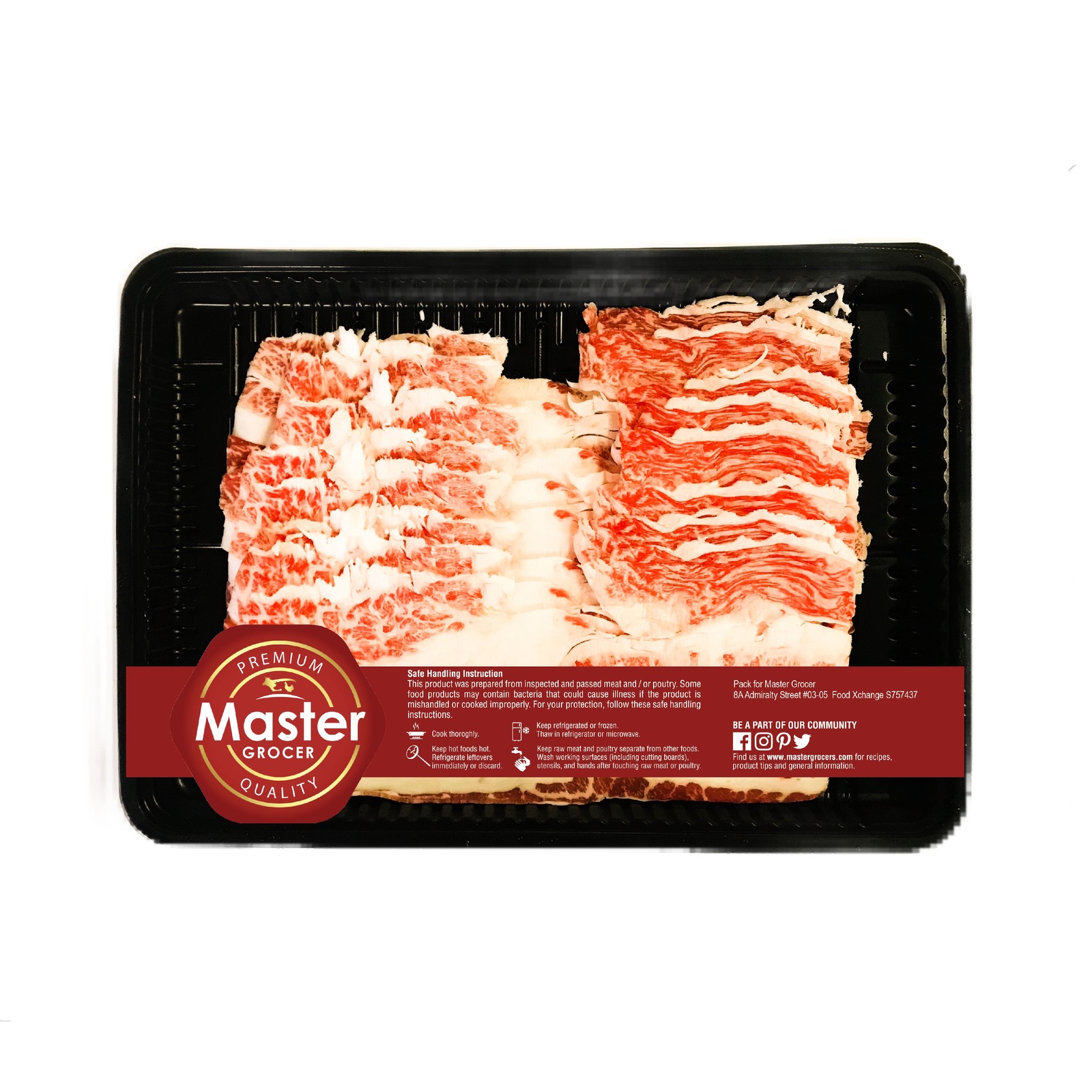 Master Grocer Hokkaido Snow Gold A5 Wagyu Short Plate Shabu | NTUC ...