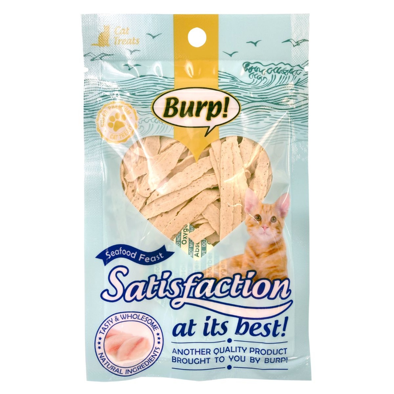 Burp Mini Fish Strip With Catnip For Cat | NTUC FairPrice