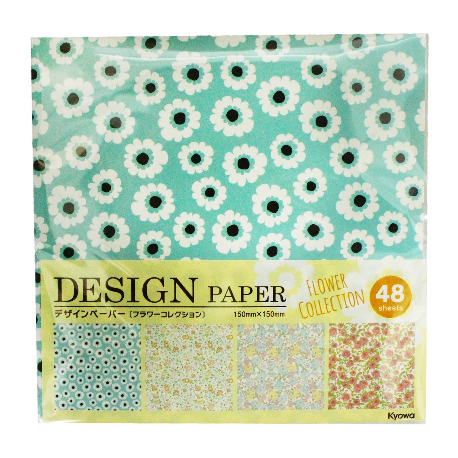 Kyowa 4 Design/Printed Paper (Flower) 15X15Cm | NTUC FairPrice