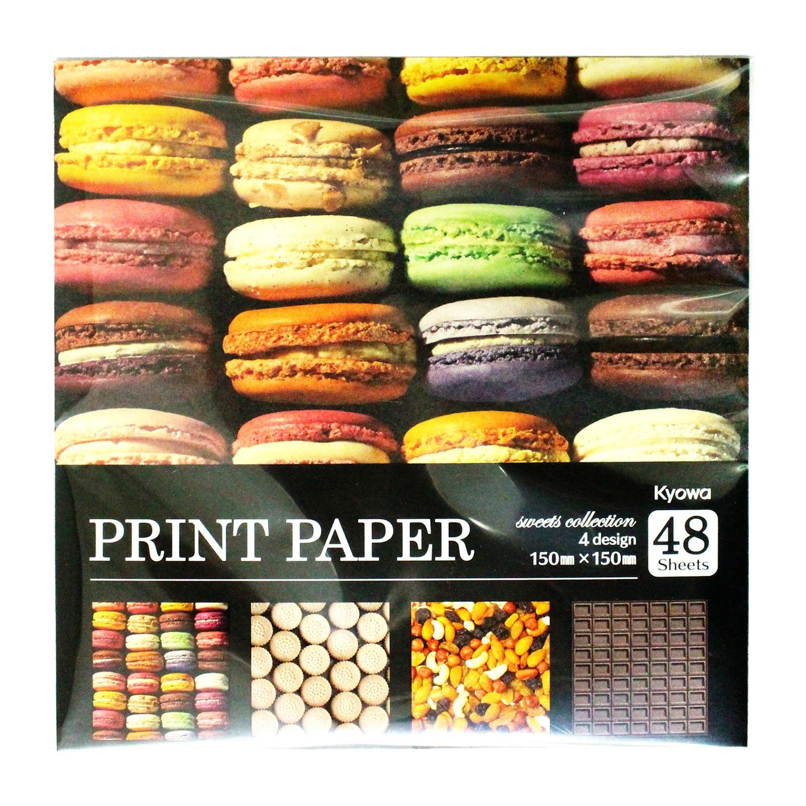 Kyowa 4 Design Origami/Printed Paper (Sweets) 15X15Cm | NTUC FairPrice