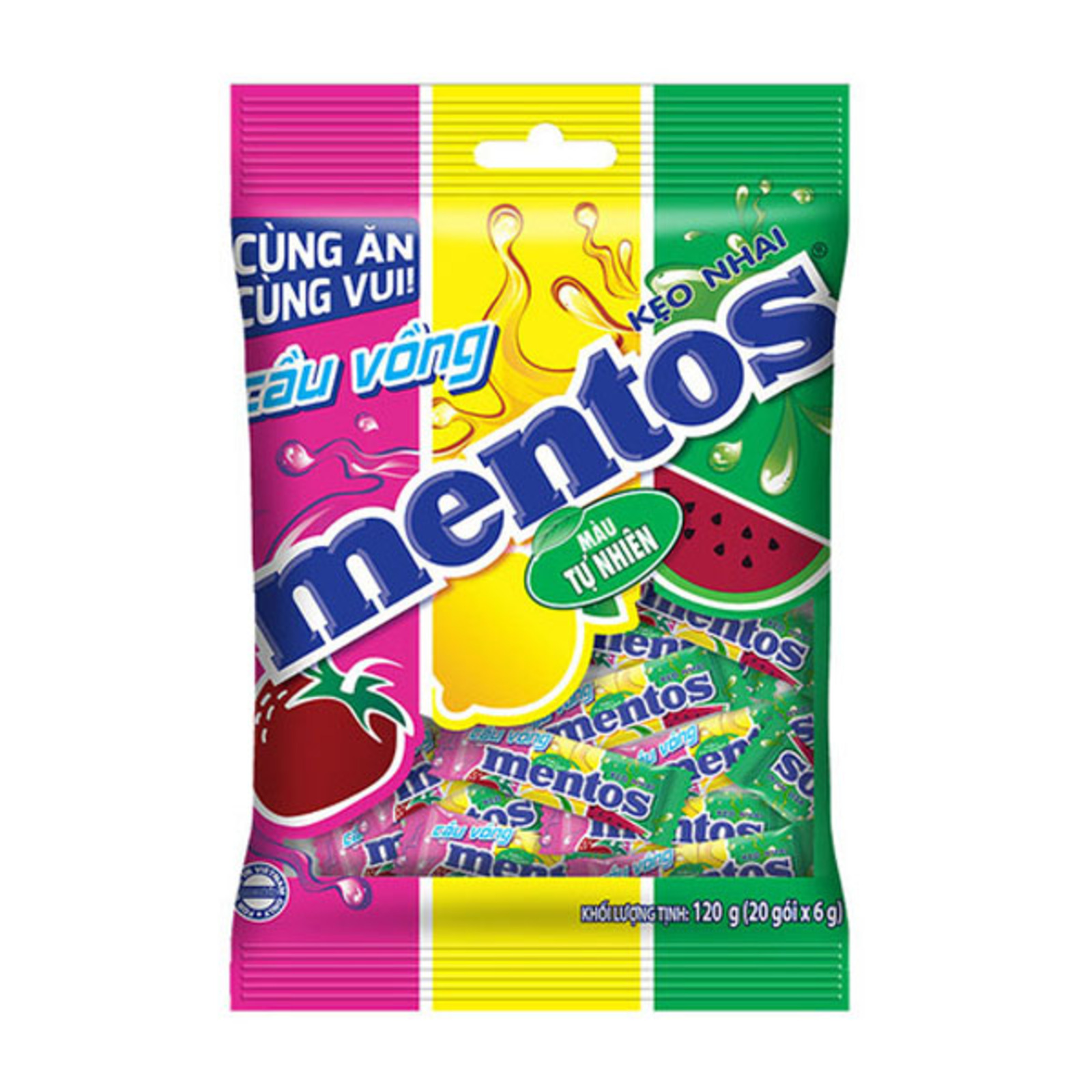 Mentos Mini Rainbow Chewy Dragees Candy | NTUC FairPrice
