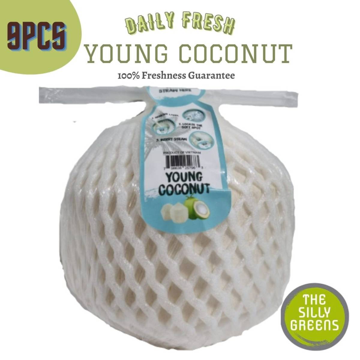 The Silly Greens Young coconut (Ready to Drink) | NTUC FairPrice