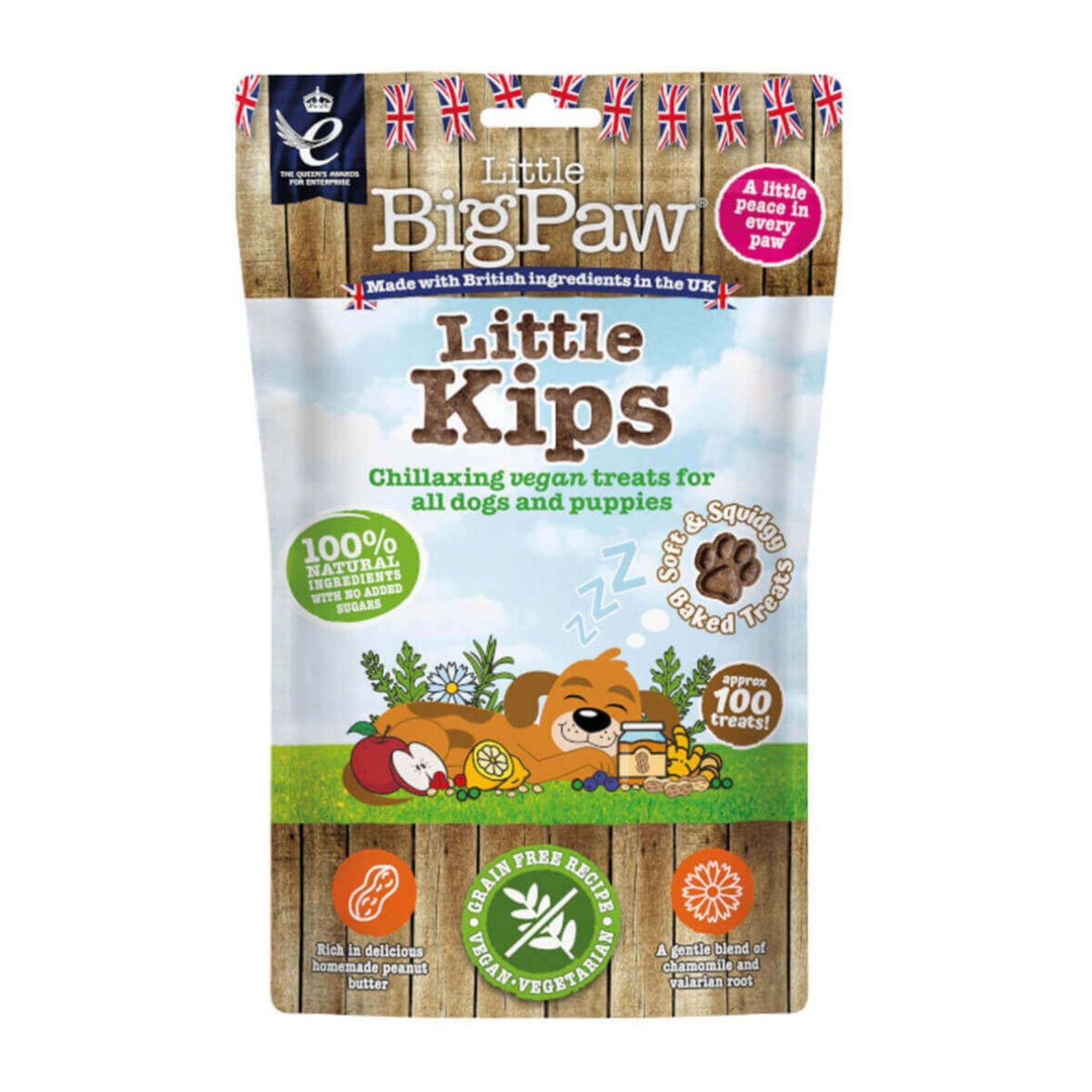Little Big Paw Little Kips Chillax Vegan Treats- Peanut Butte | NTUC ...