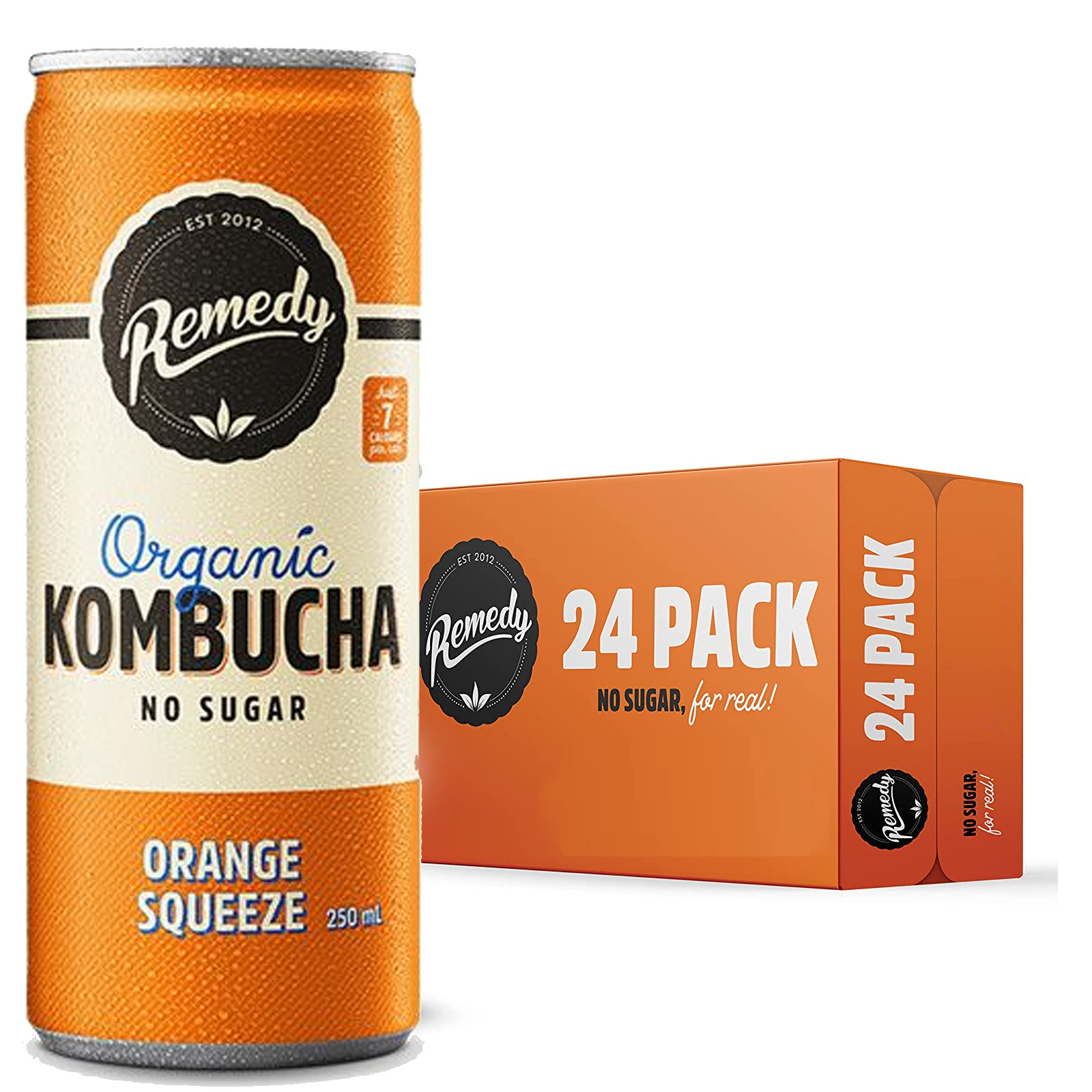 Remedy Organic Kombucha Orange Squeeze | NTUC FairPrice
