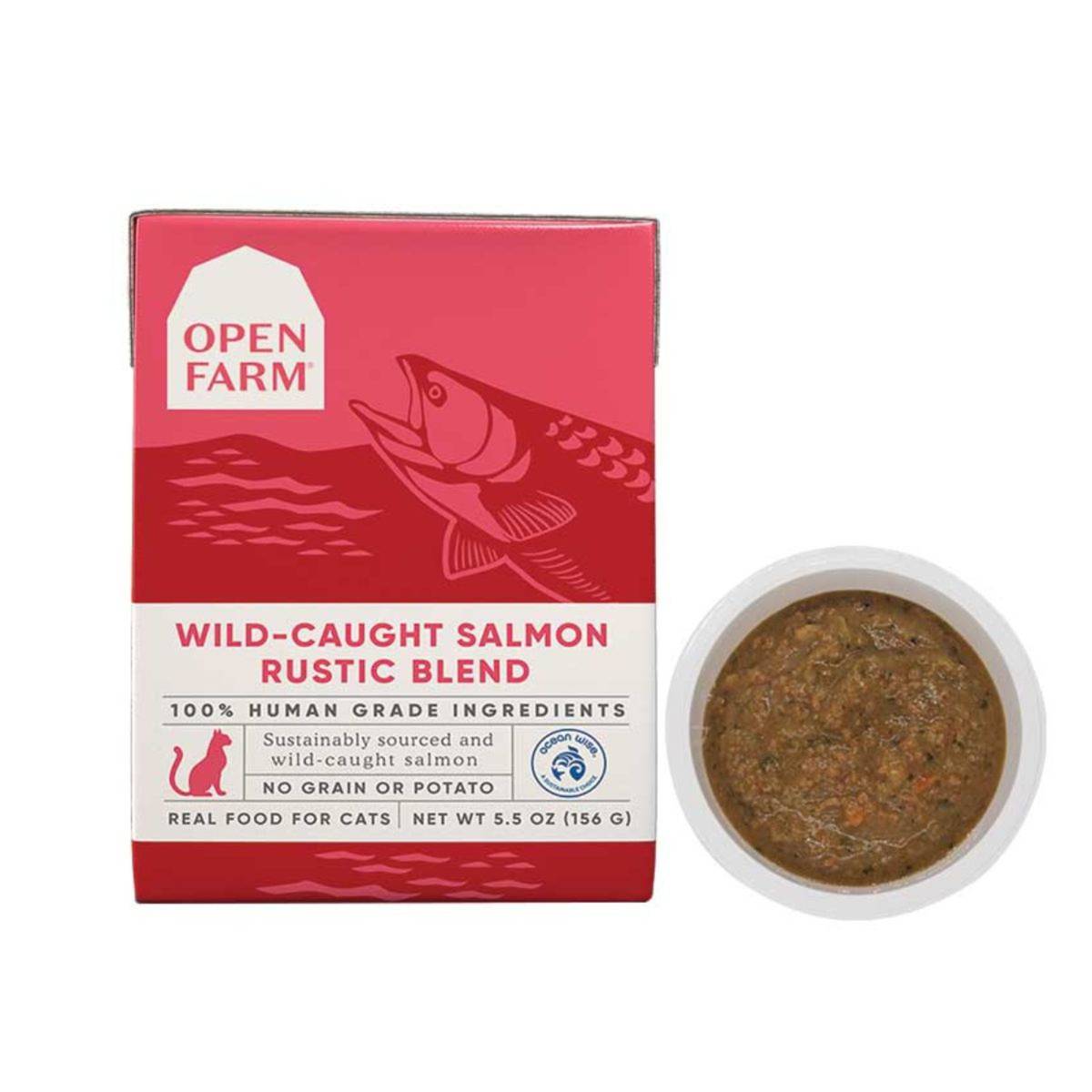 Open Farm Wild-Caught Salmon Rustic Blend Grain-Free For Cat | NTUC ...