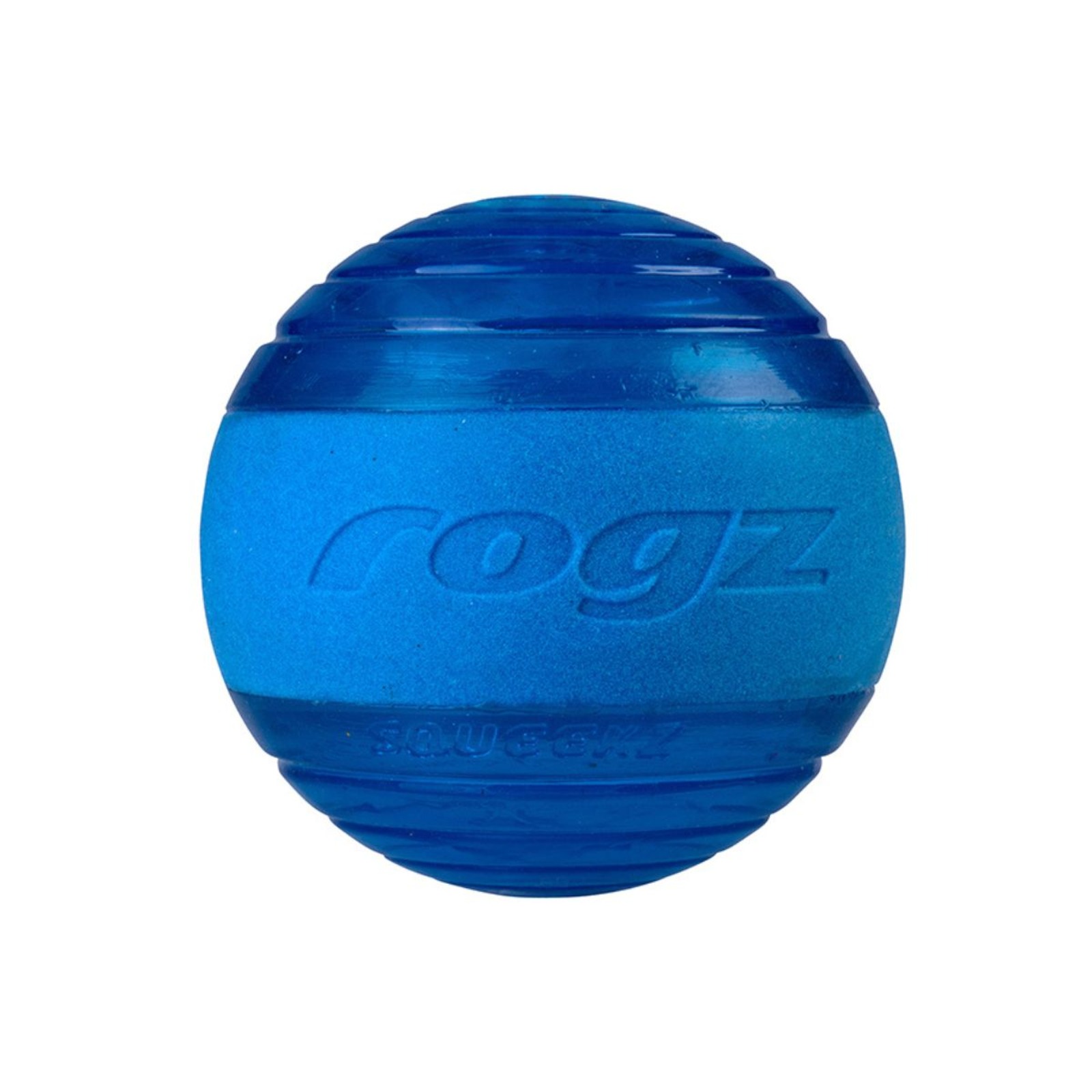 Rogz Fetch Squeekz TPR Ball Medium- Blue | NTUC FairPrice