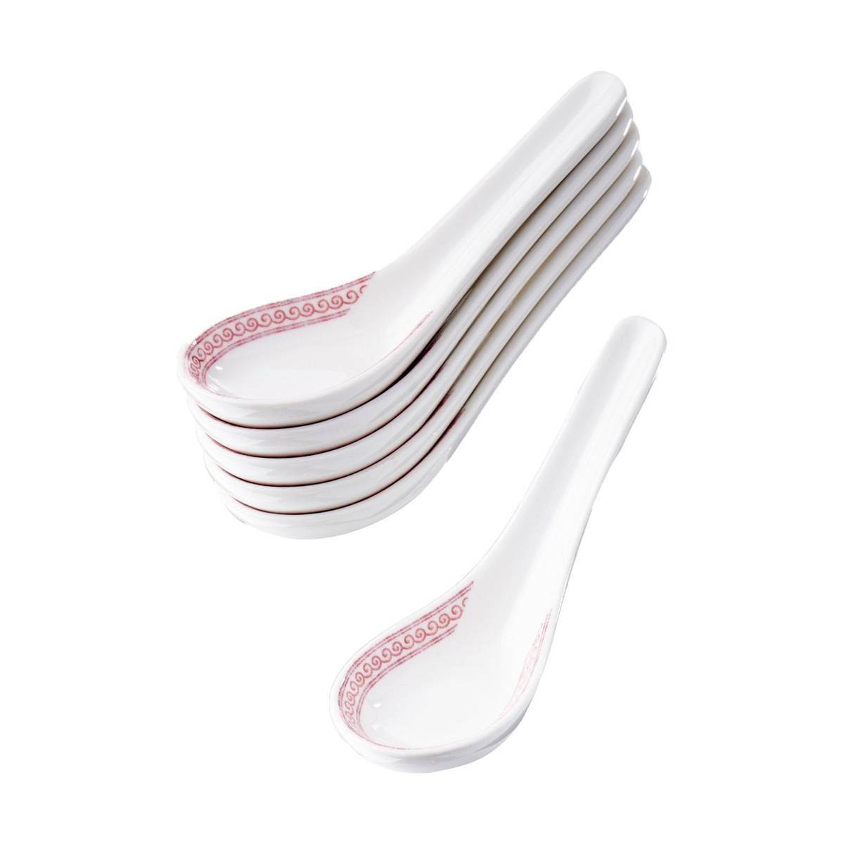 Orient Orient Porcelain Spoon 12Cm (Rose)-6pcs | NTUC FairPrice