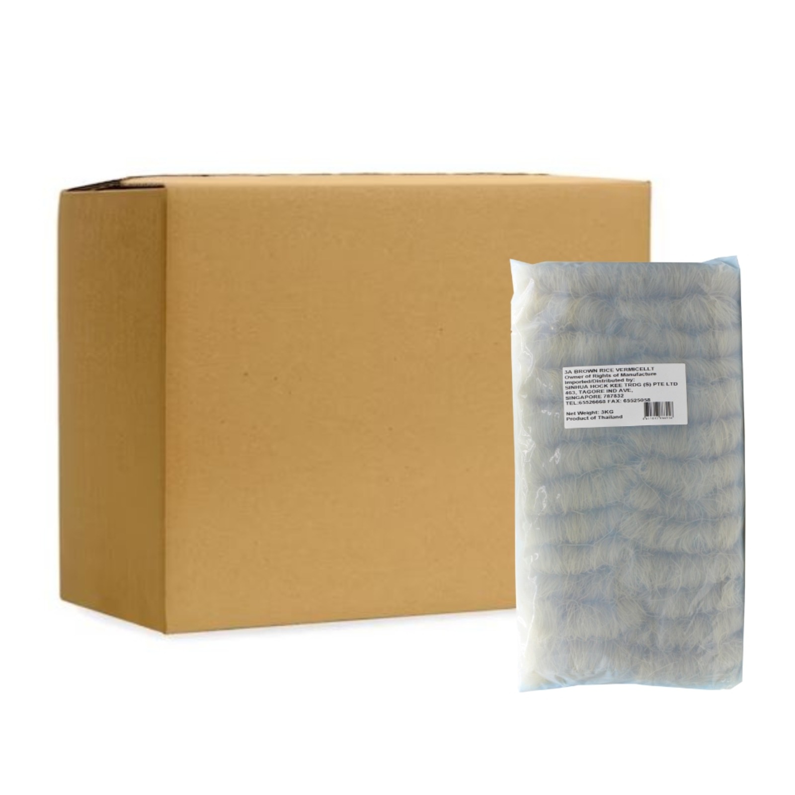 AAA Brown Rice Vermicelli (Healthy C) - 3kg (Carton) | NTUC FairPrice