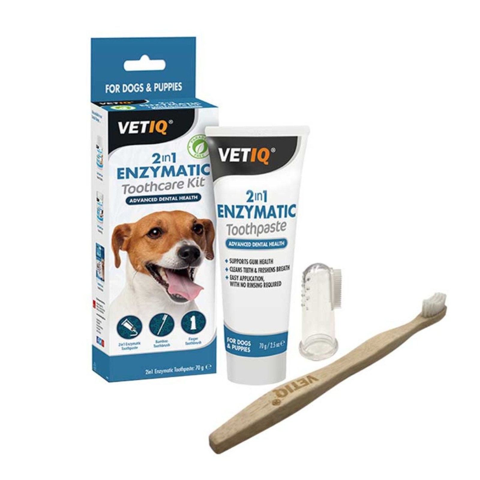 M&C VetiQ 2In1 Enzymatic Toothcare Kit | NTUC FairPrice