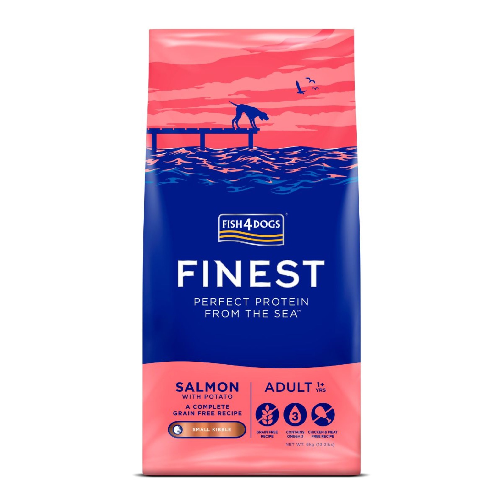 Fish 4 Dogs Finest Salmon Complete (Small Bites) | NTUC FairPrice