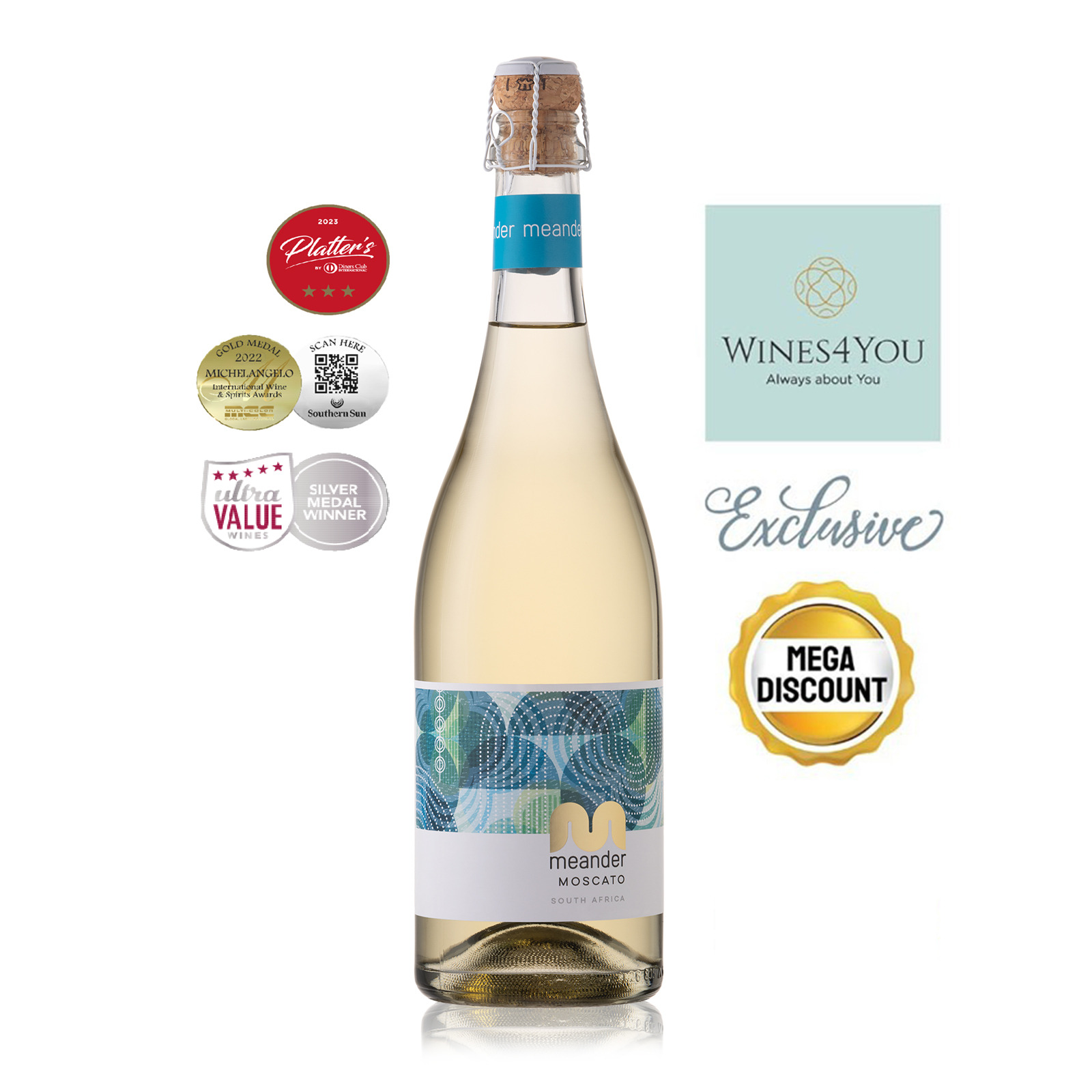 Meander Moscato White South Africa Sparkling Wine | NTUC FairPrice