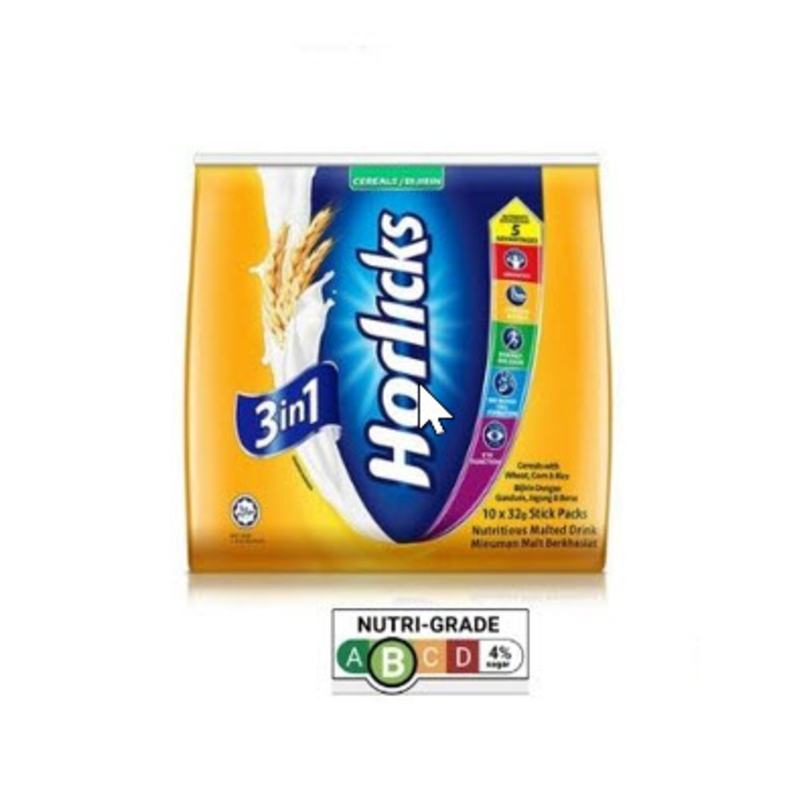Horlicks Horlicks Cereals Nutritional 10x32g from Malaysia | NTUC FairPrice
