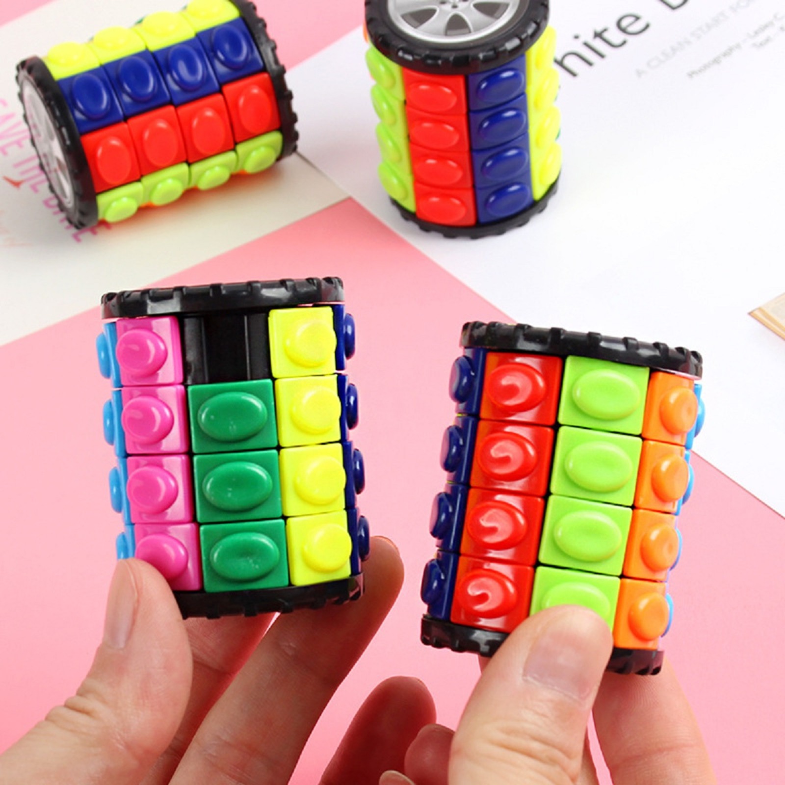 Play N Learn Cylindrical Puzzle IQ Challenge Party Gift Toy | NTUC ...