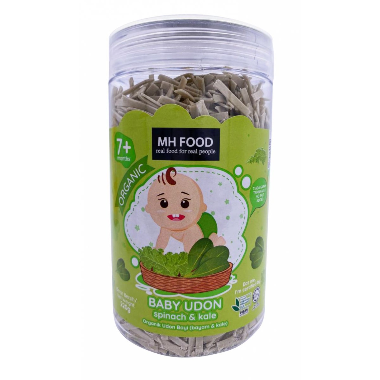 MH Food Baby Udon Spinach & Kale | NTUC FairPrice