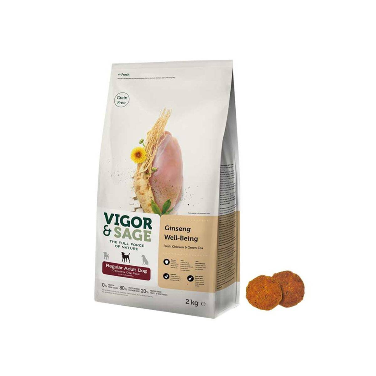 Vigor & Sage Ginseng Well-Being Chicken (Grain-Free) | NTUC FairPrice