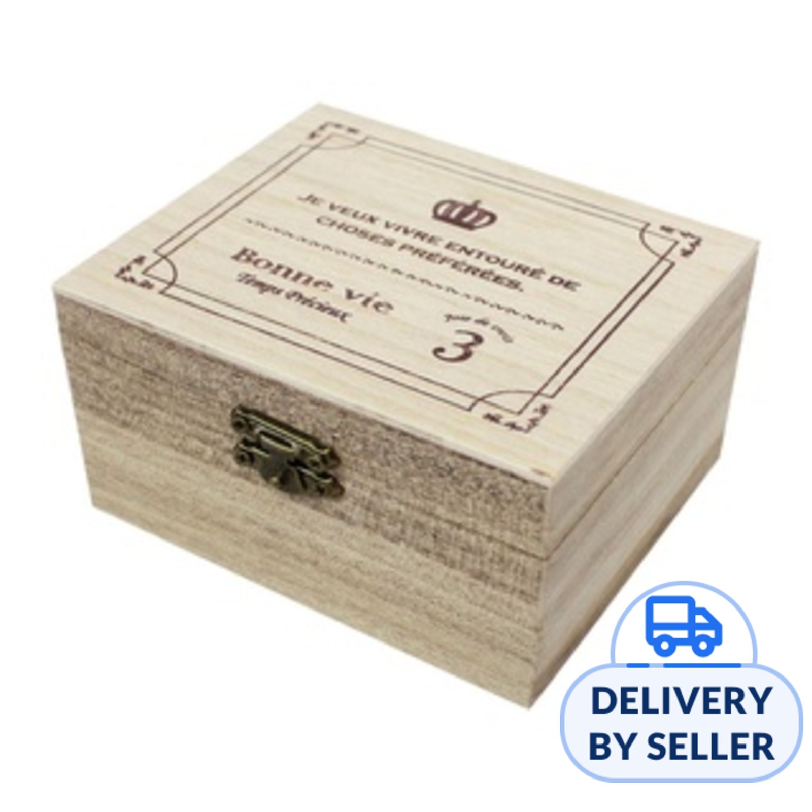 Echo Antique Finished Wooden Box | NTUC FairPrice
