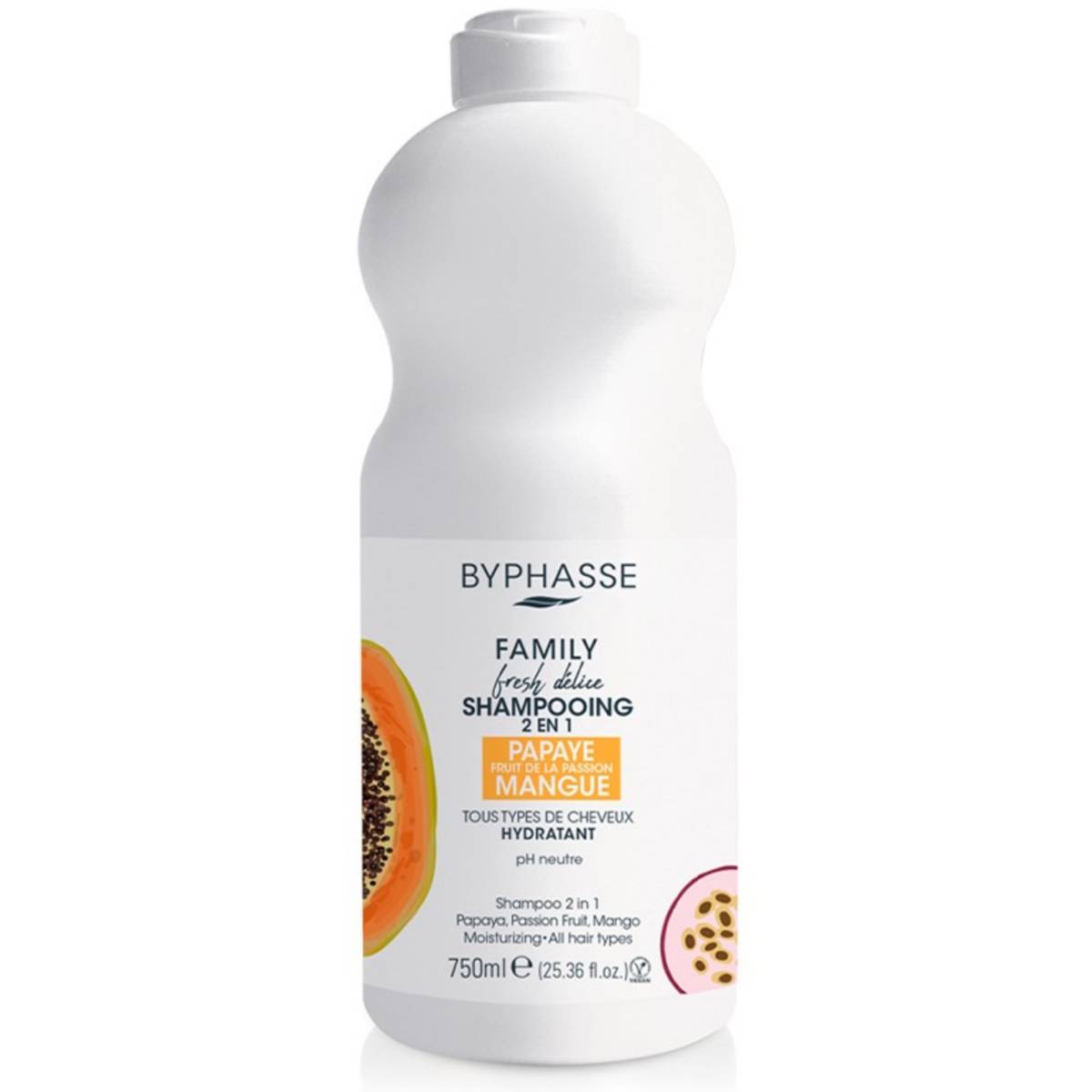 Byphasse Family Fresh Delice 2 in 1 All Hair Types Shampoo | NTUC FairPrice