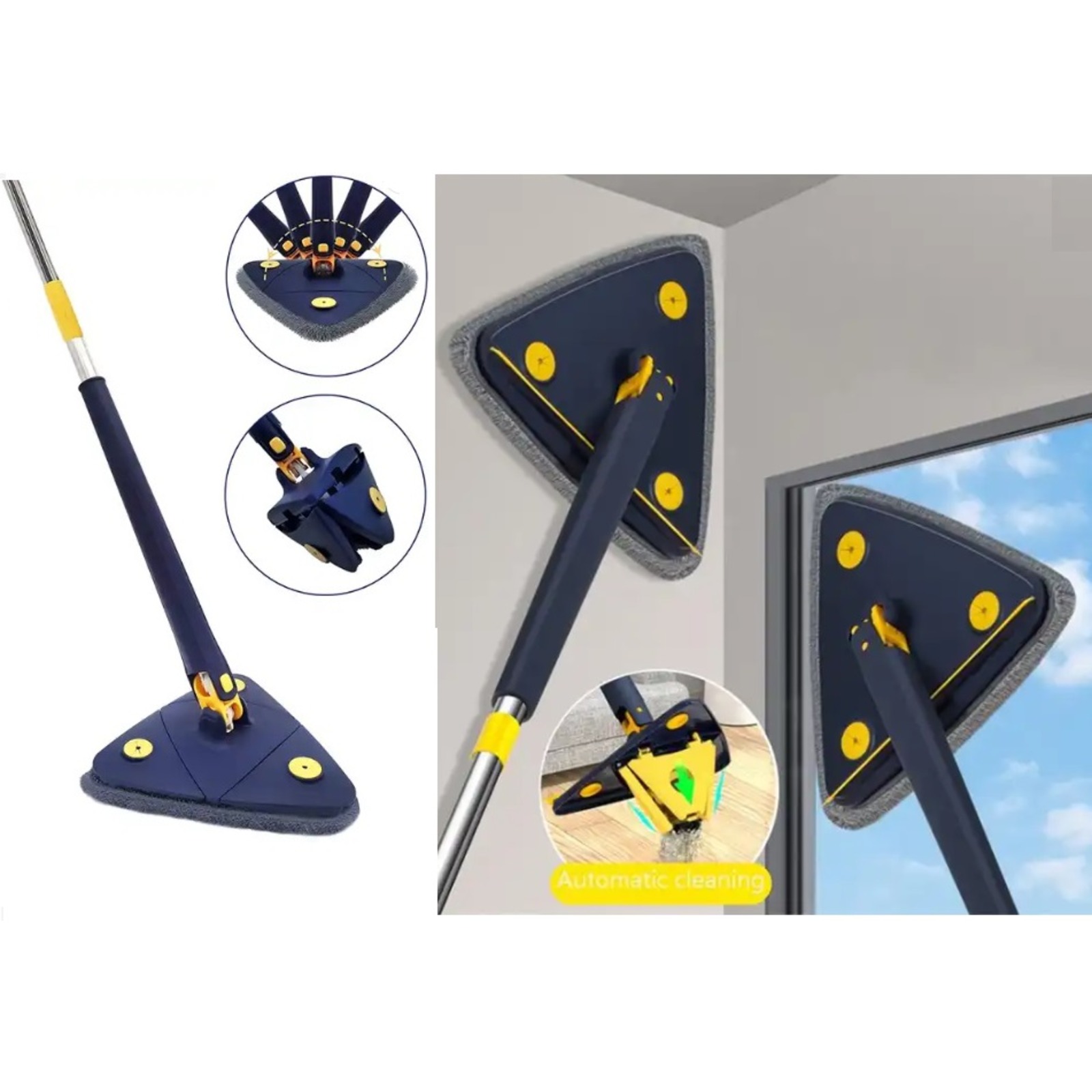 PurityWhite 360 Triangle Mop floor window ceiling | NTUC FairPrice