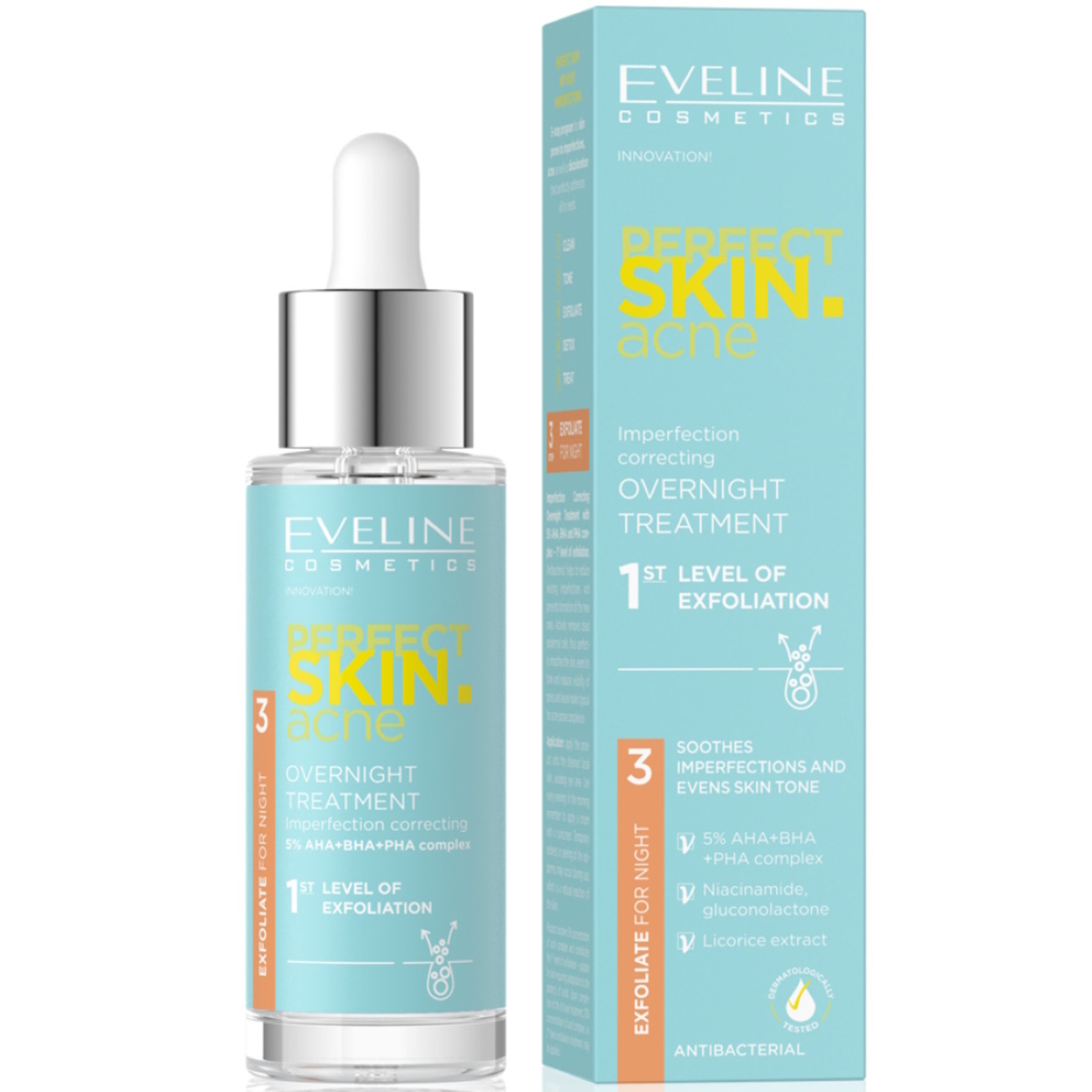 Eveline Perfect Skin Acne Overnight Treatment 5% Acid Complex | NTUC ...