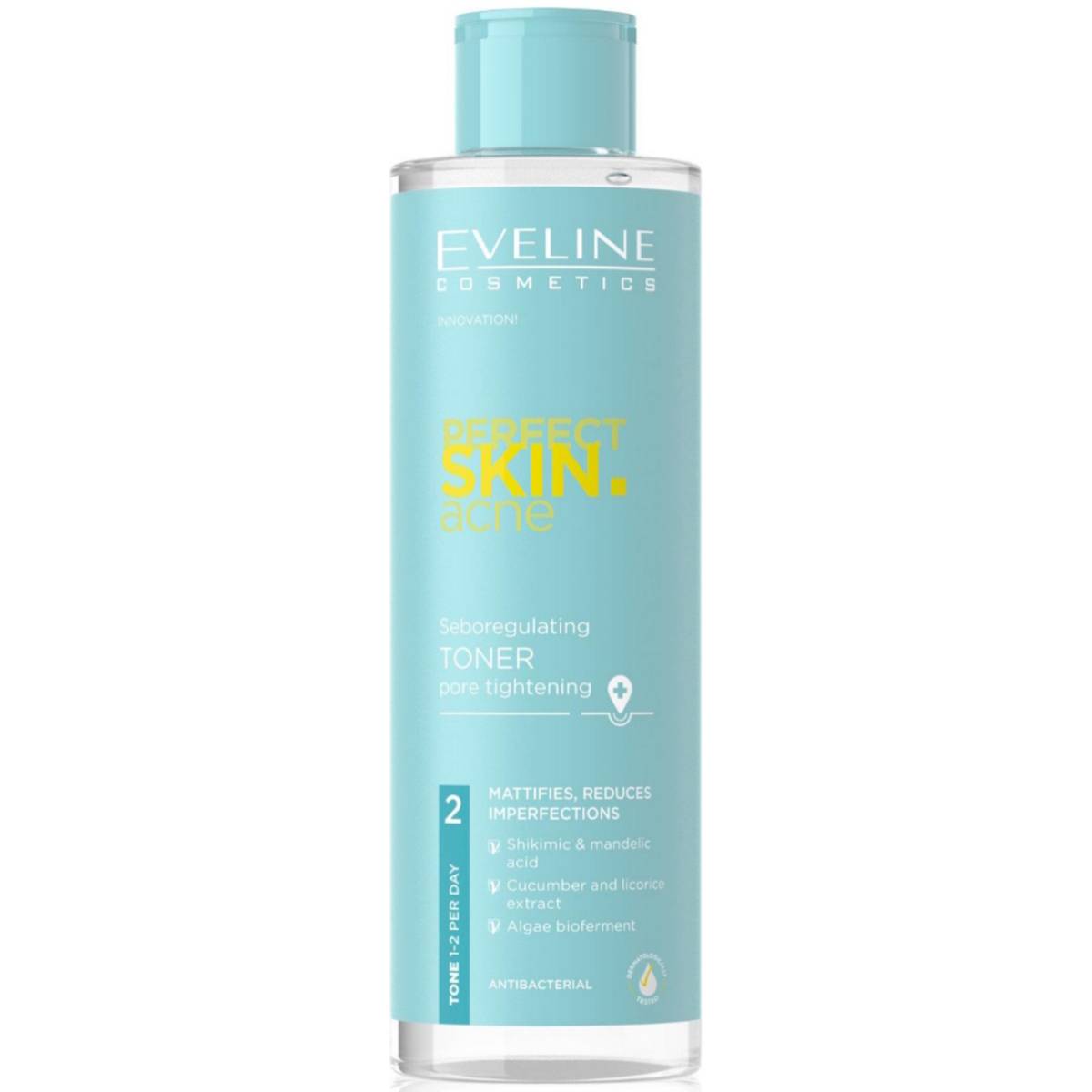 Eveline Perfect Skin Acne Seboregulating Toner | NTUC FairPrice