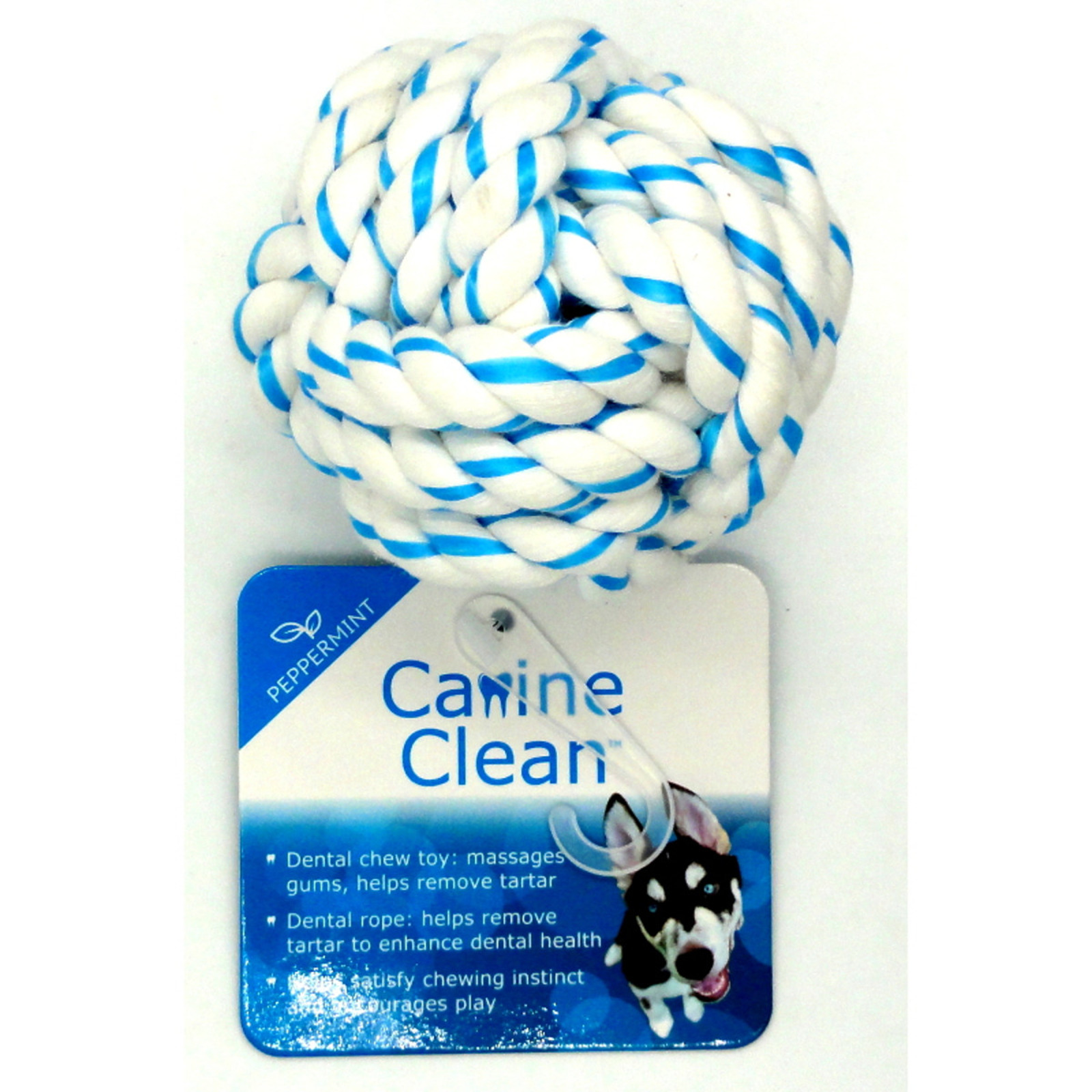 Canine Clean Dental Rope Ball (Blue) | NTUC FairPrice