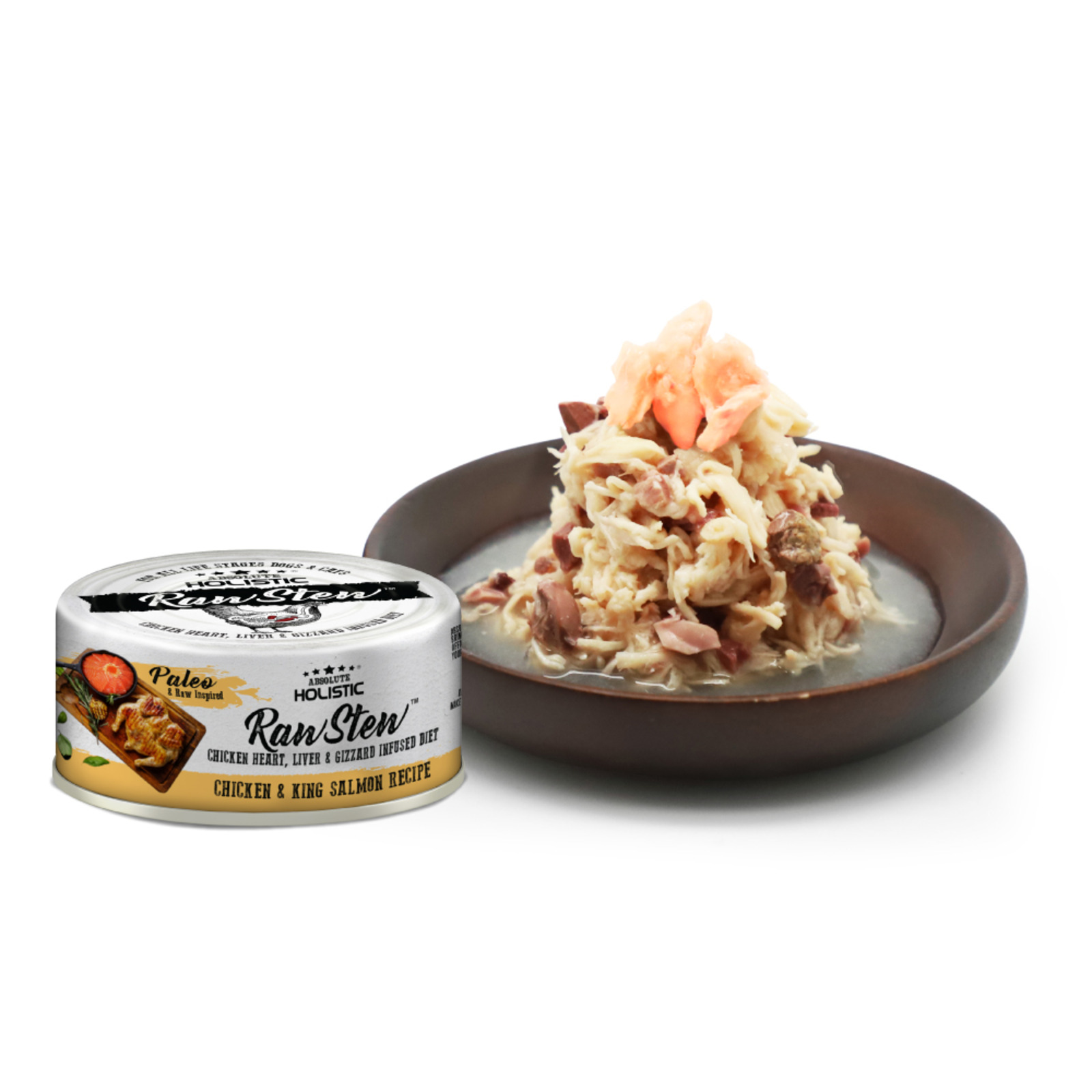 Absolute Holistic Raw Stew Wet Food For Cat&Dog-Chicken&Salmo | NTUC ...
