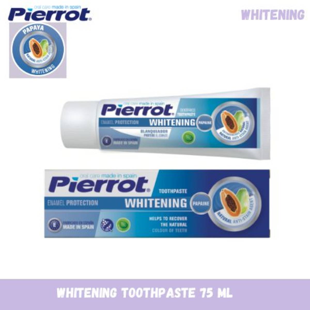 Pierrot Whitening Toothpaste 75 Ml | NTUC FairPrice