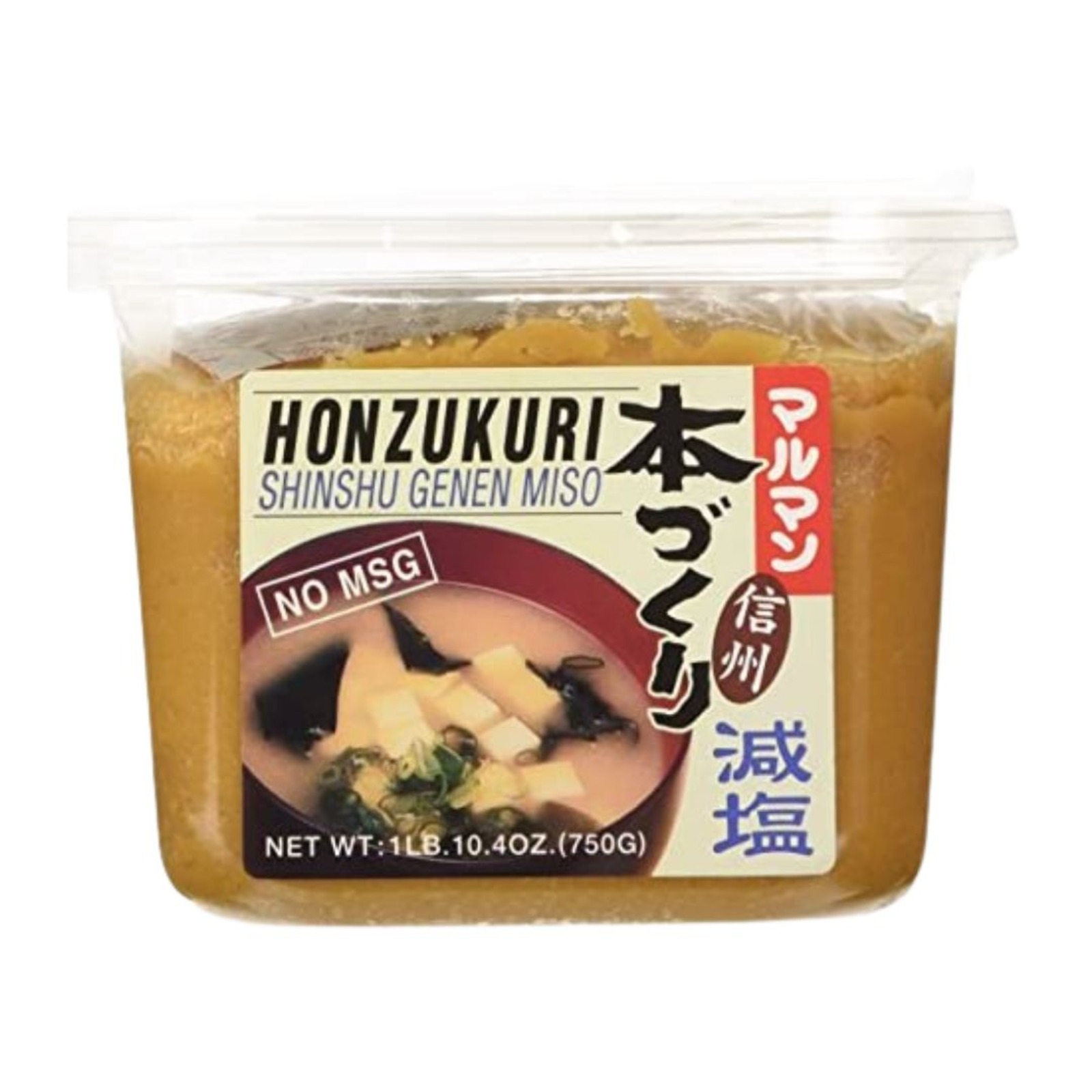 Kirei Maruman MSG Free Less Salt Honzukuri Miso Paste Tub | NTUC FairPrice
