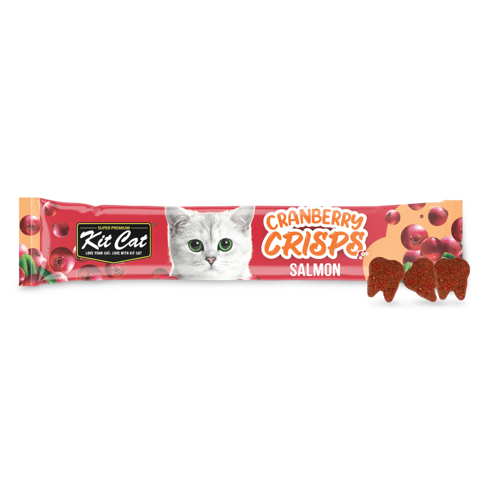 Kit Cat Cranberry Crisps Cat Treats - Salmon | NTUC FairPrice
