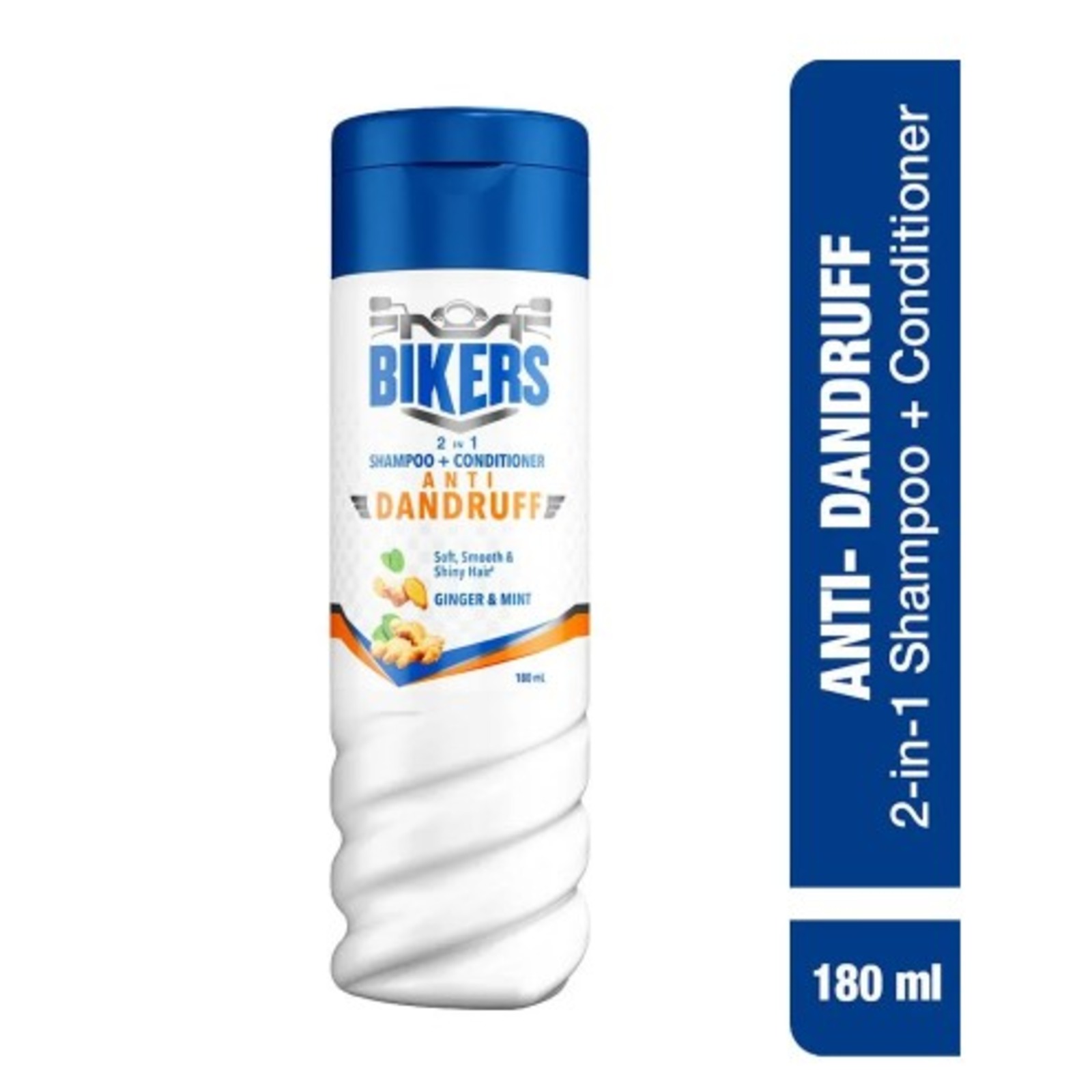Bikers 2in1 Shamp+Condi Anti Dandruff Ginger and Mint | NTUC FairPrice