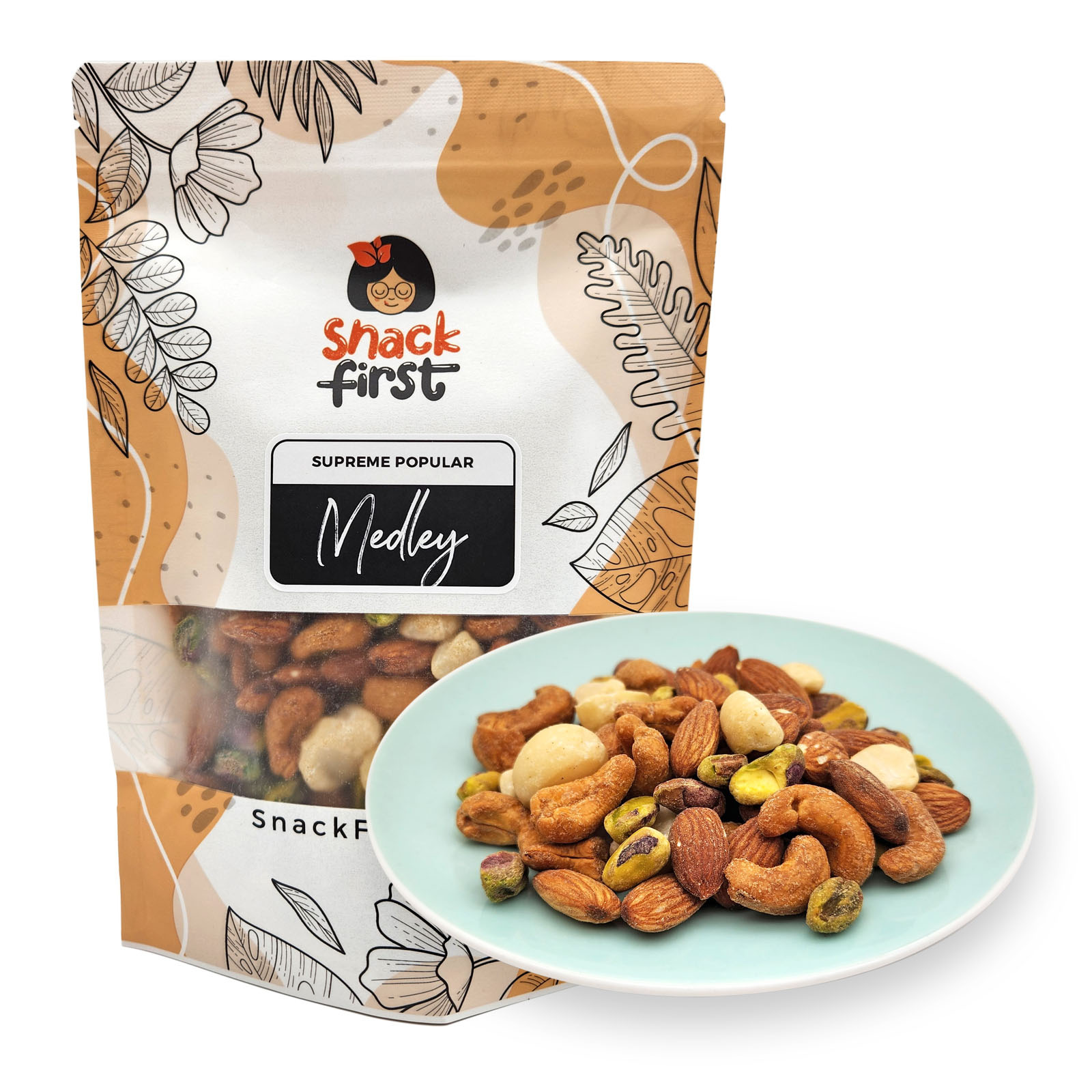 SnackFirst Supreme Popular Medley - Baked nuts roasted cashew | NTUC ...