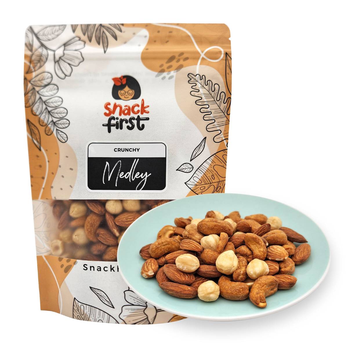 SnackFirst Crunchy Medley - Mix of almonds, hazelnuts, cashew | NTUC ...