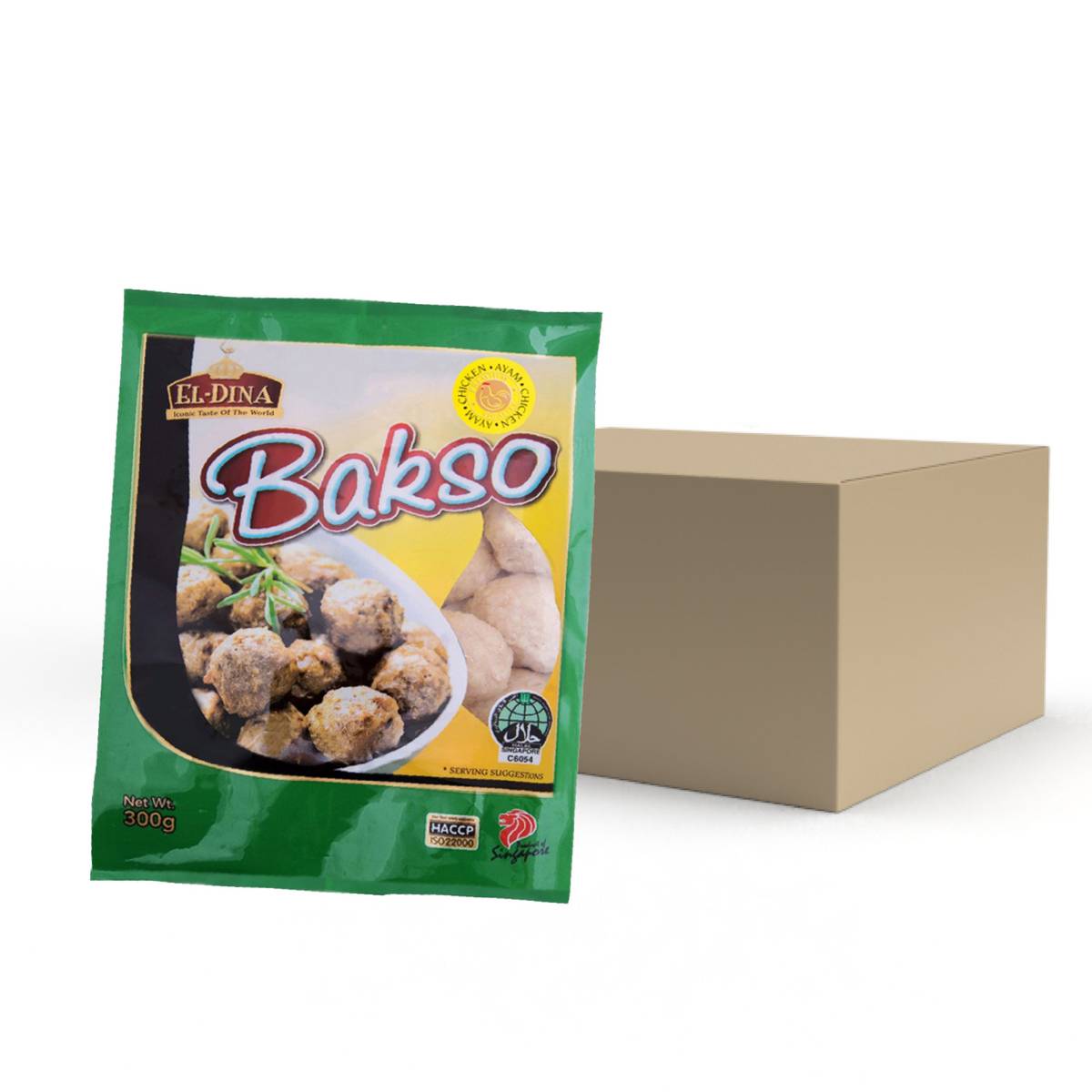 EL-Dina Chicken Bakso Halal - Meat Ball (Frozen) | NTUC FairPrice
