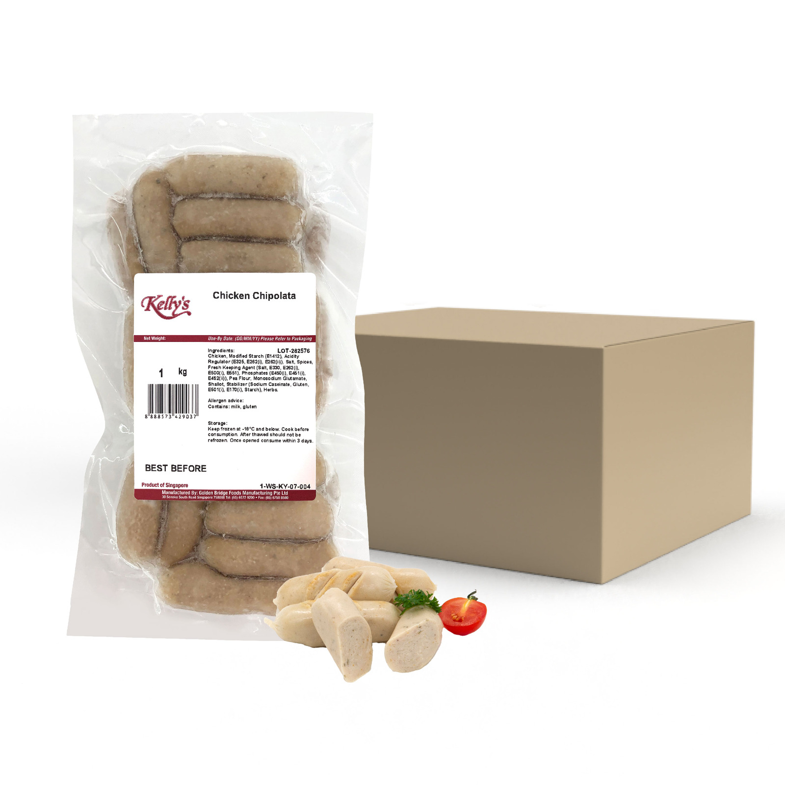 Kelly's Chicken Chipolata (Frozen) | NTUC FairPrice
