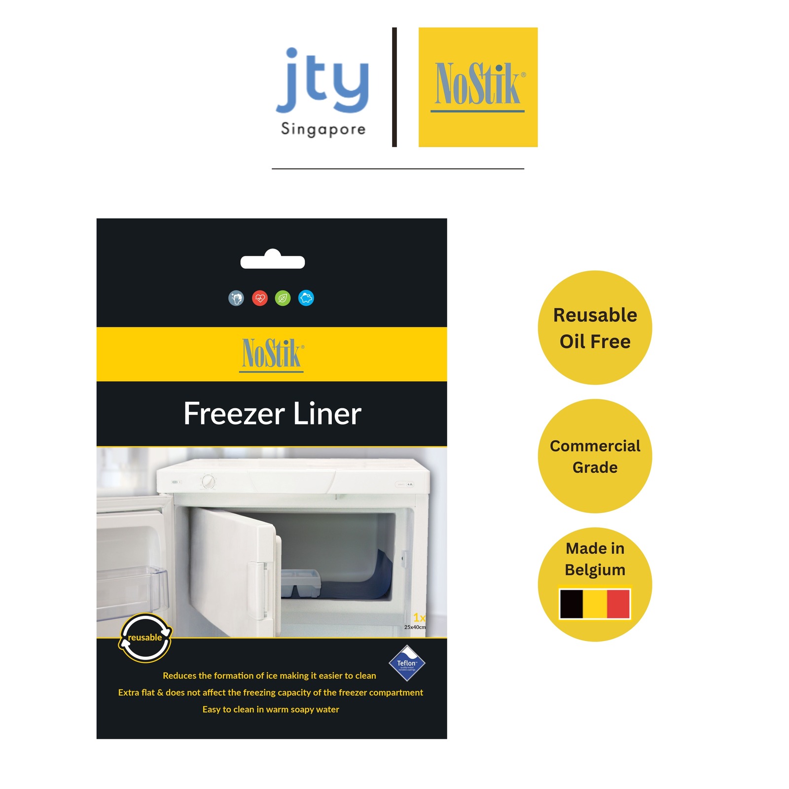 NoStik Reusable Freezer Liner | NTUC FairPrice