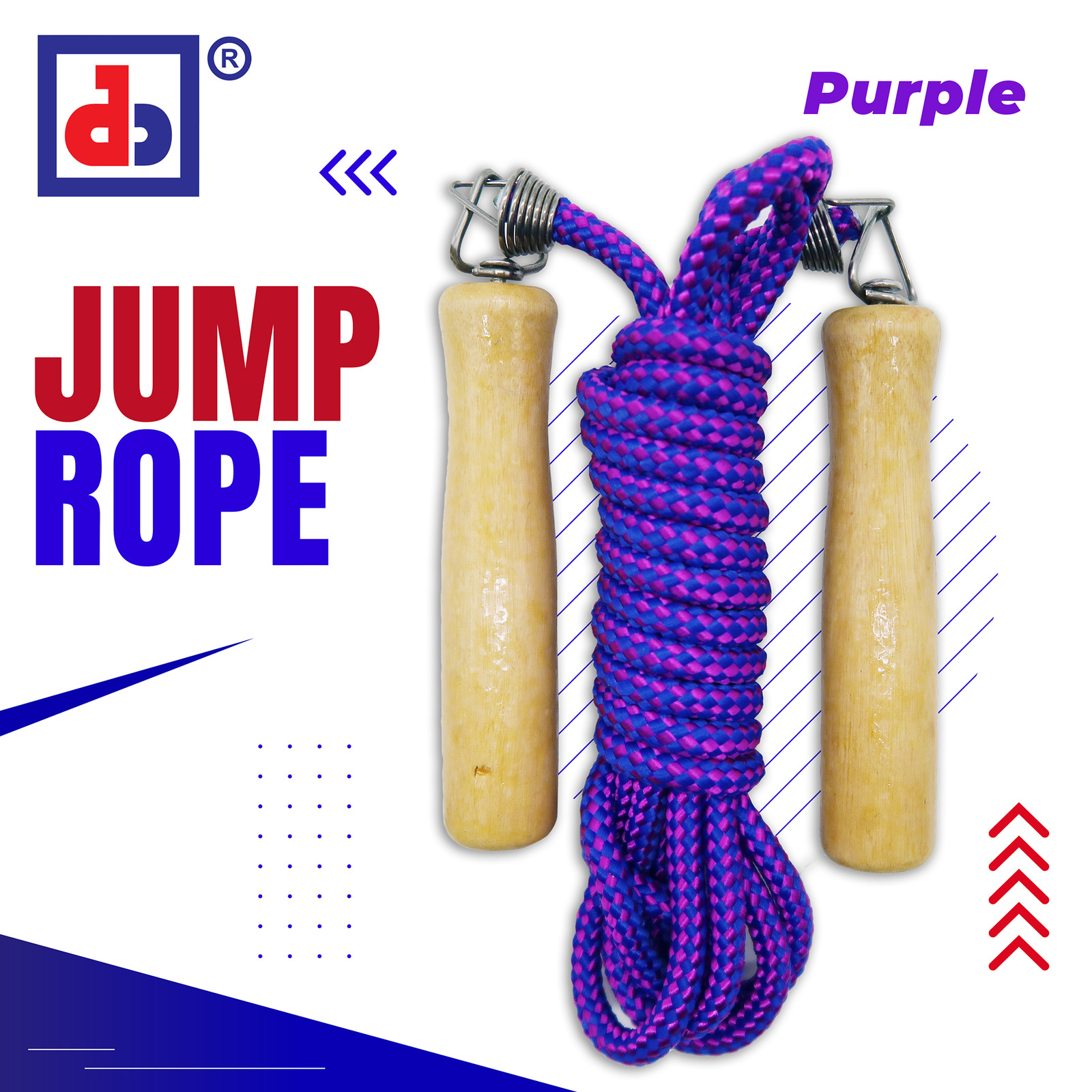 Jstyle DoSports Jump Rope - Purple | NTUC FairPrice
