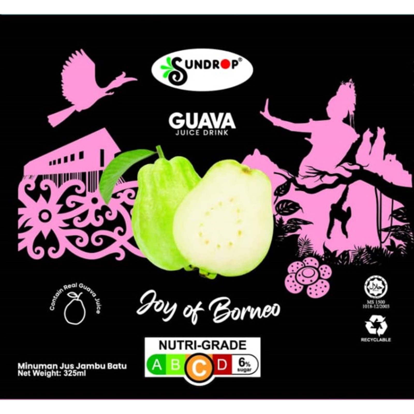 Sundrop Guava Juice 325ml x 24 cans | NTUC FairPrice