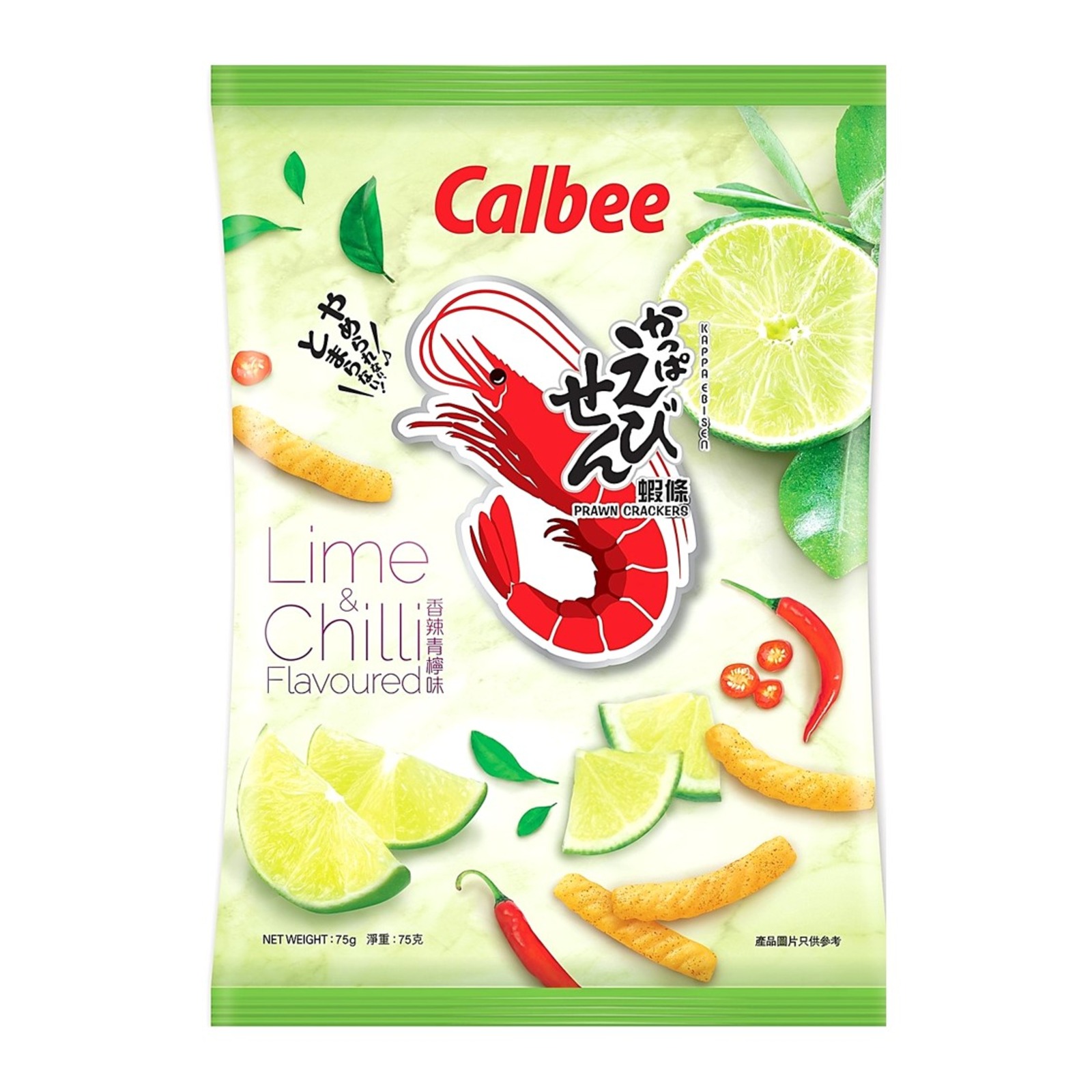 Calbee Calbee Lime & Chilli Prawn Crackers | NTUC FairPrice