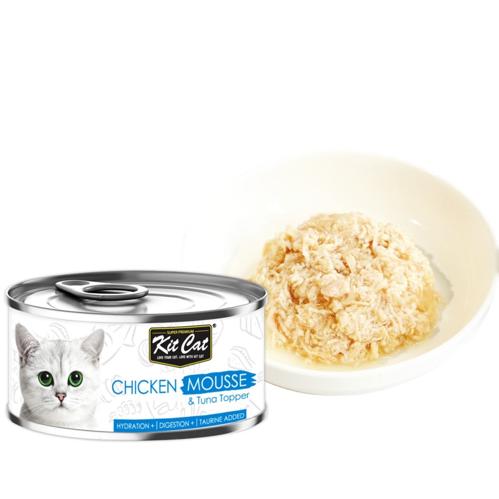 Kit Cat Kitten Mousse & Chicken Toppers For Cats | NTUC FairPrice