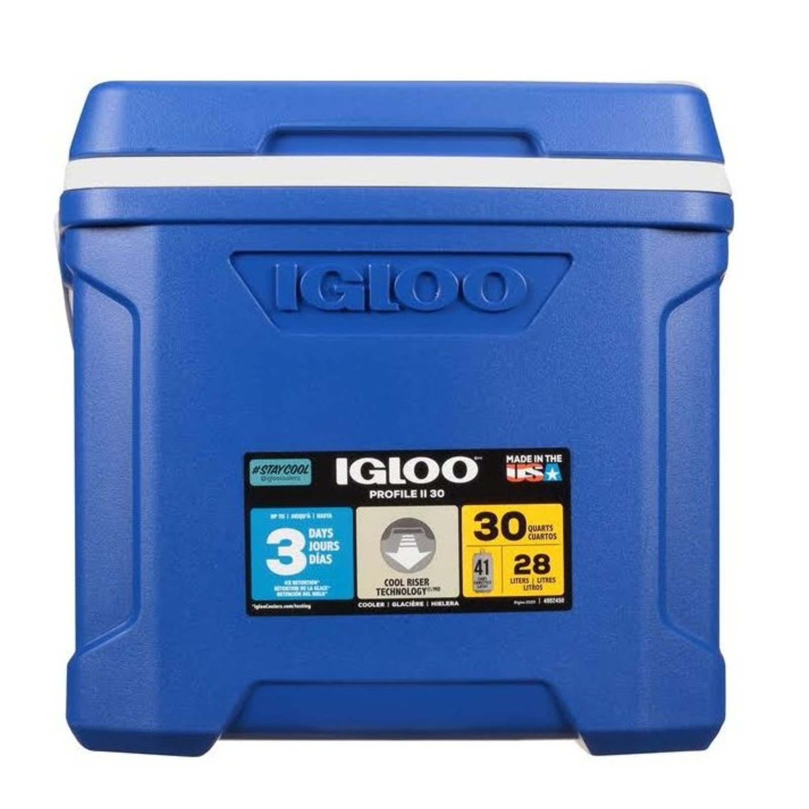 Igloo Ice Box Profile II 30 Quarts (28 Ltr) 41-Can Blue | NTUC FairPrice