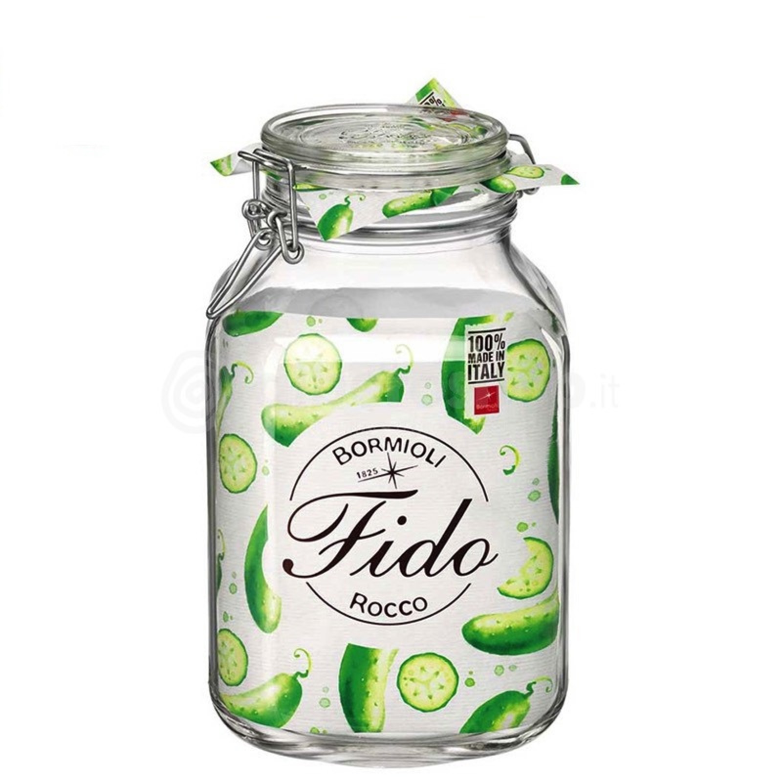 Bormioli Rocco Fido Glass Storage Jar 3 Ltr | NTUC FairPrice