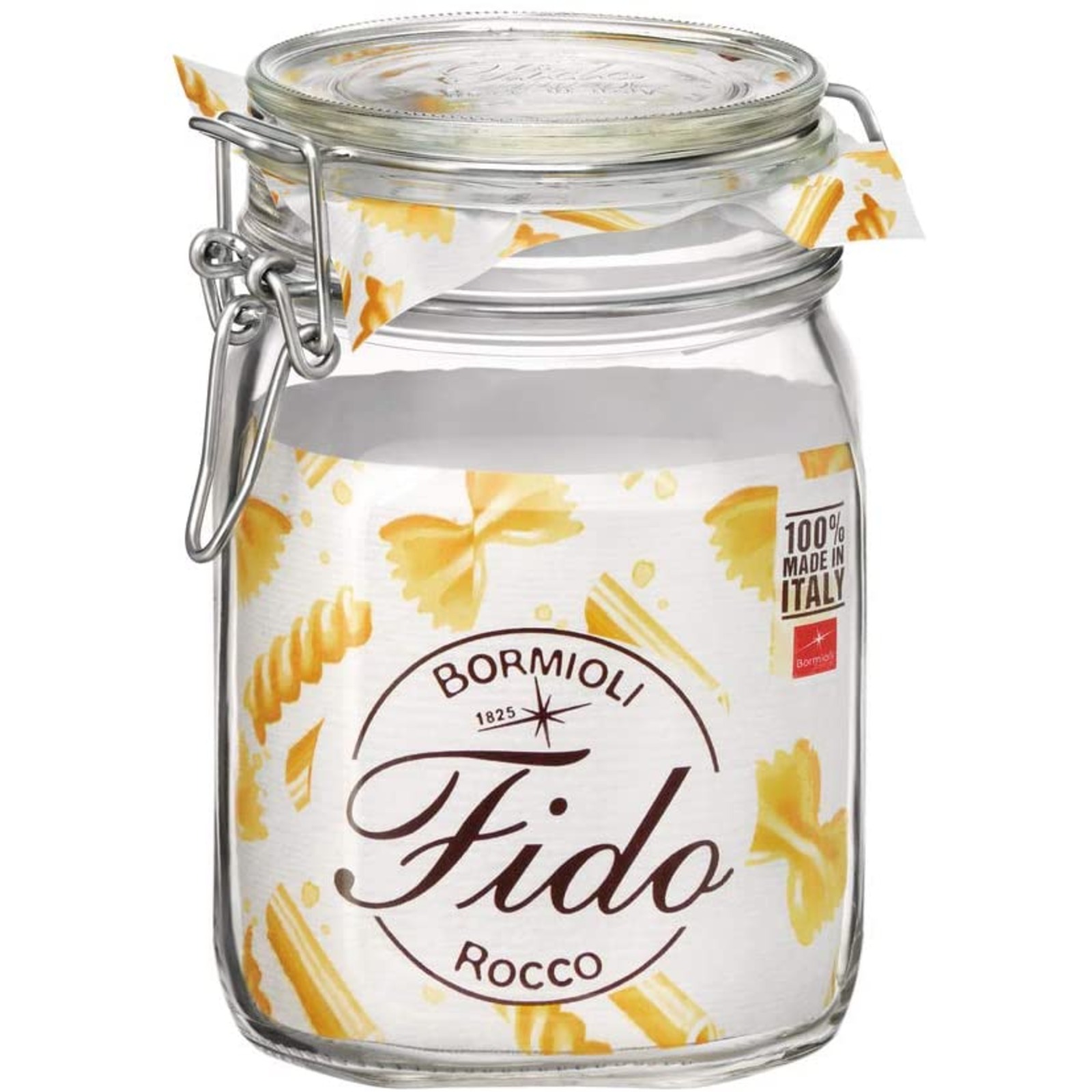 Bormioli Rocco Fido Glass Storage Jar 1 Ltr | NTUC FairPrice
