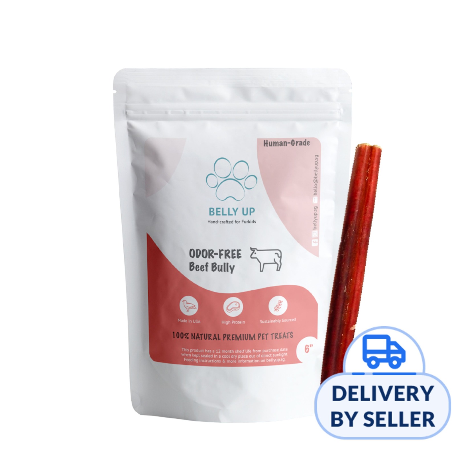 USA Odour-Free Beef Bully 6" (Standard) | NTUC FairPrice