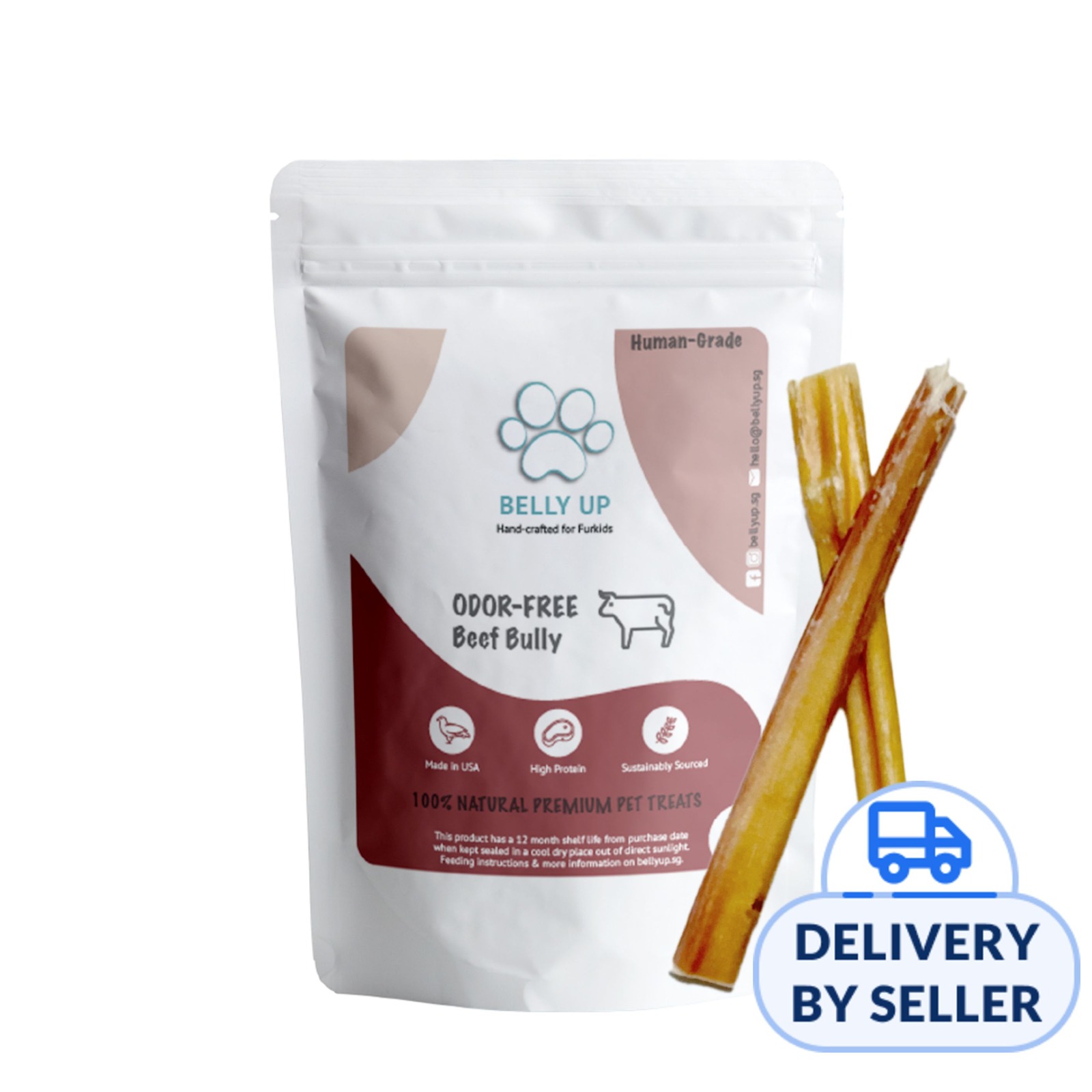 USA Odour-Free Beef Bully 12" (Standard) | NTUC FairPrice