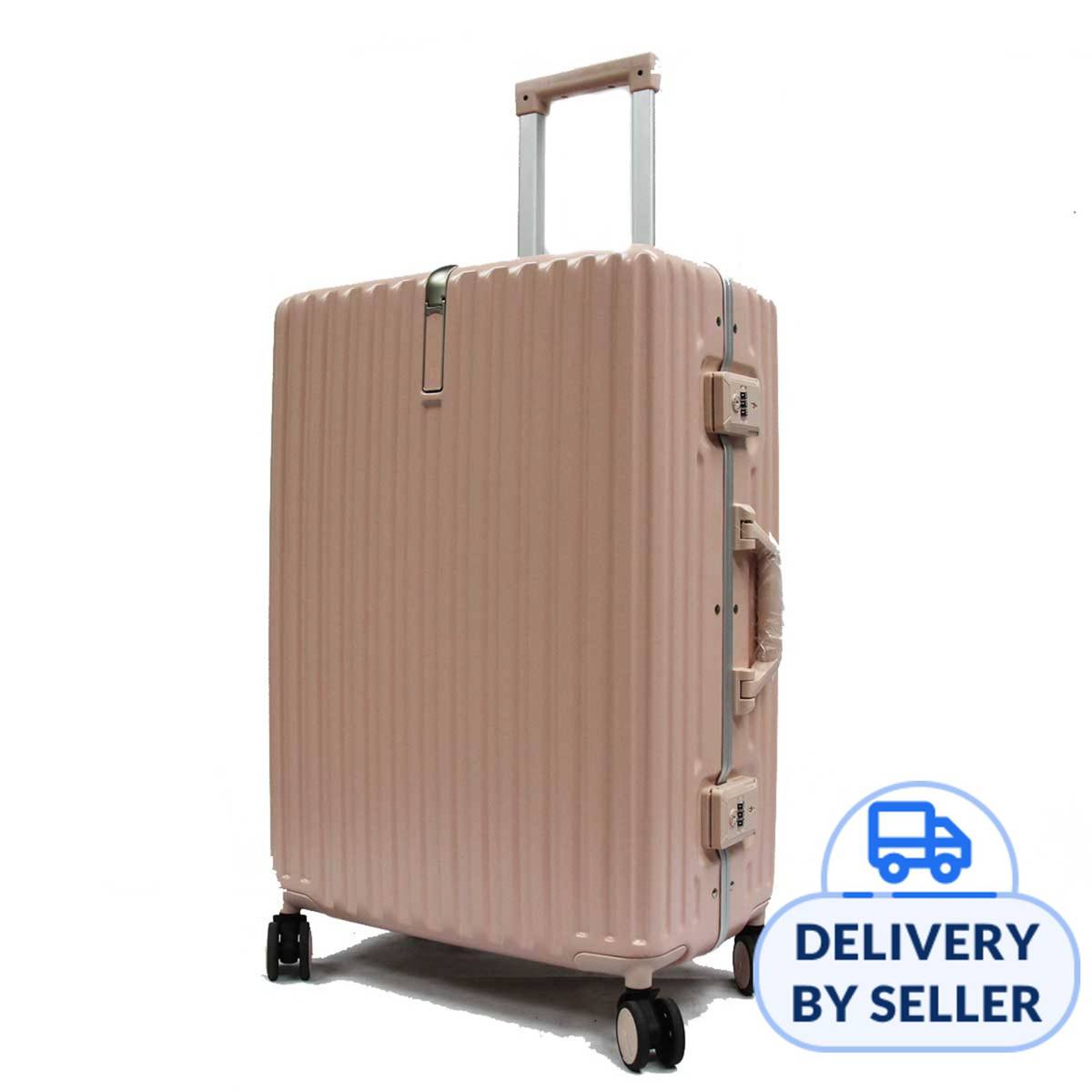 24" Contemporary Polycarbonate Aluminium Frame Luggage with 8 | NTUC ...