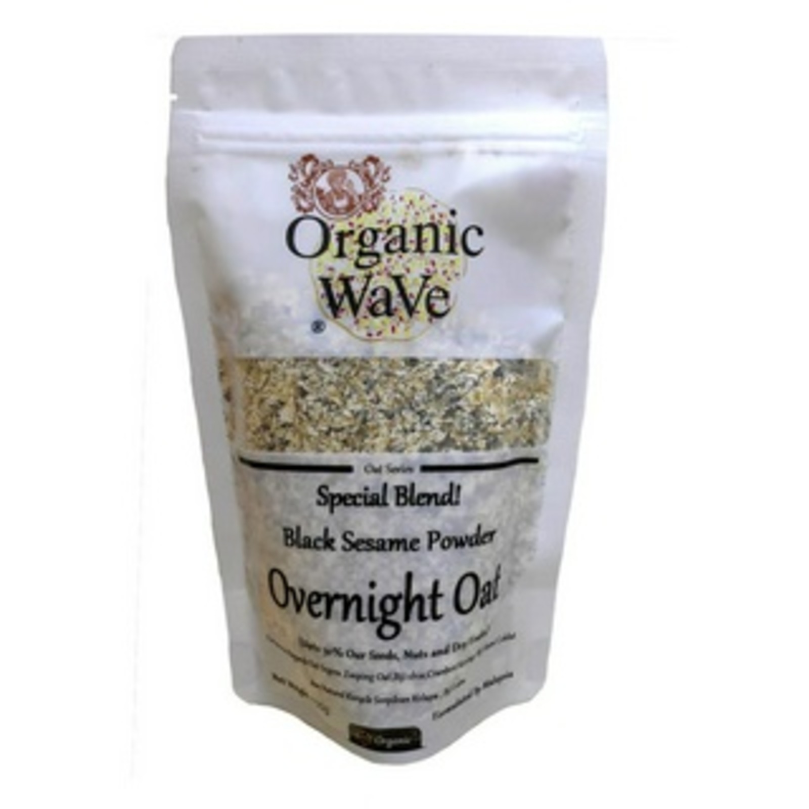 Organic Wave Overnight Oat - Black Sesame Powder | NTUC FairPrice