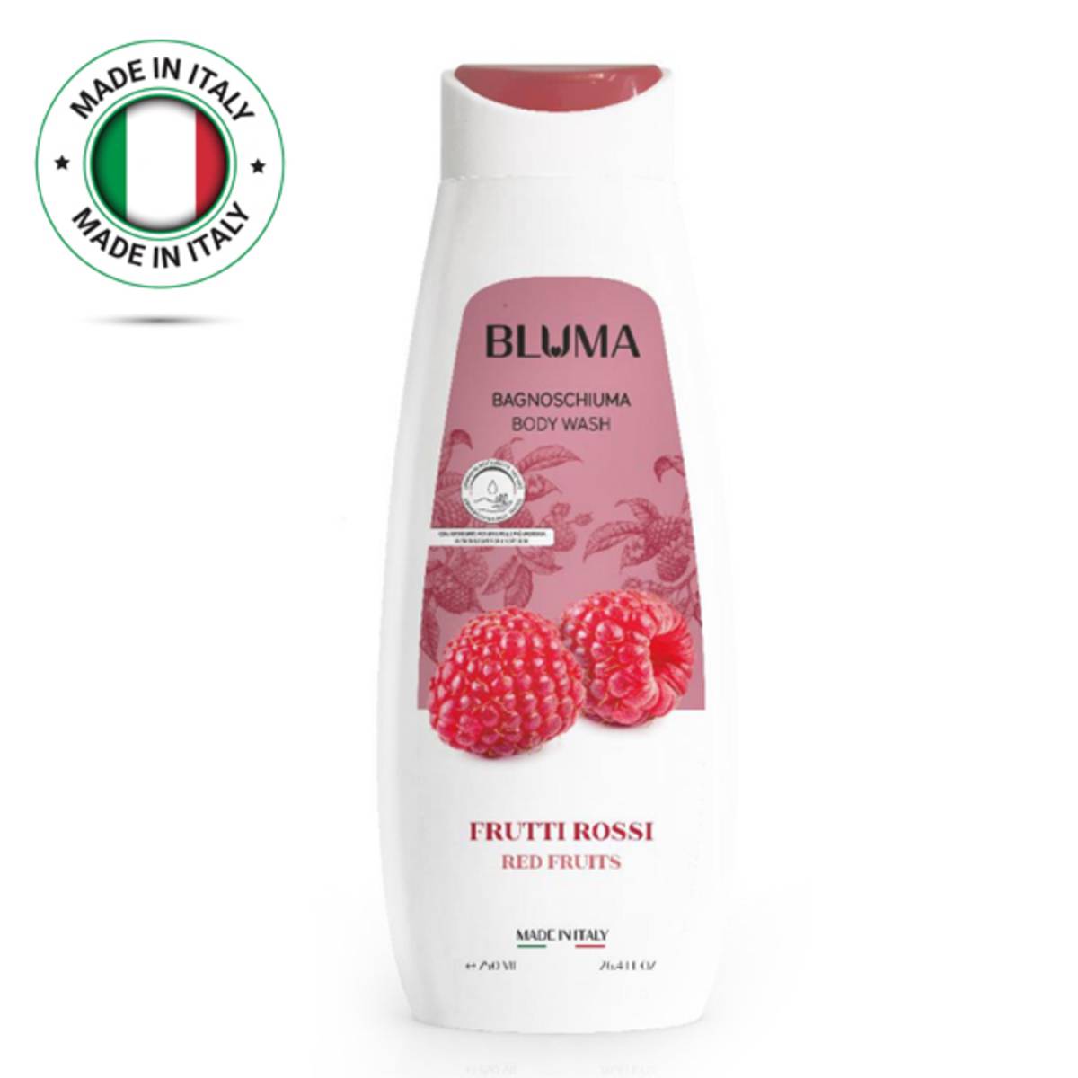 Bluma Italy Raspberry Fruit Body Wash Moisturizing-DermaTeste | NTUC ...