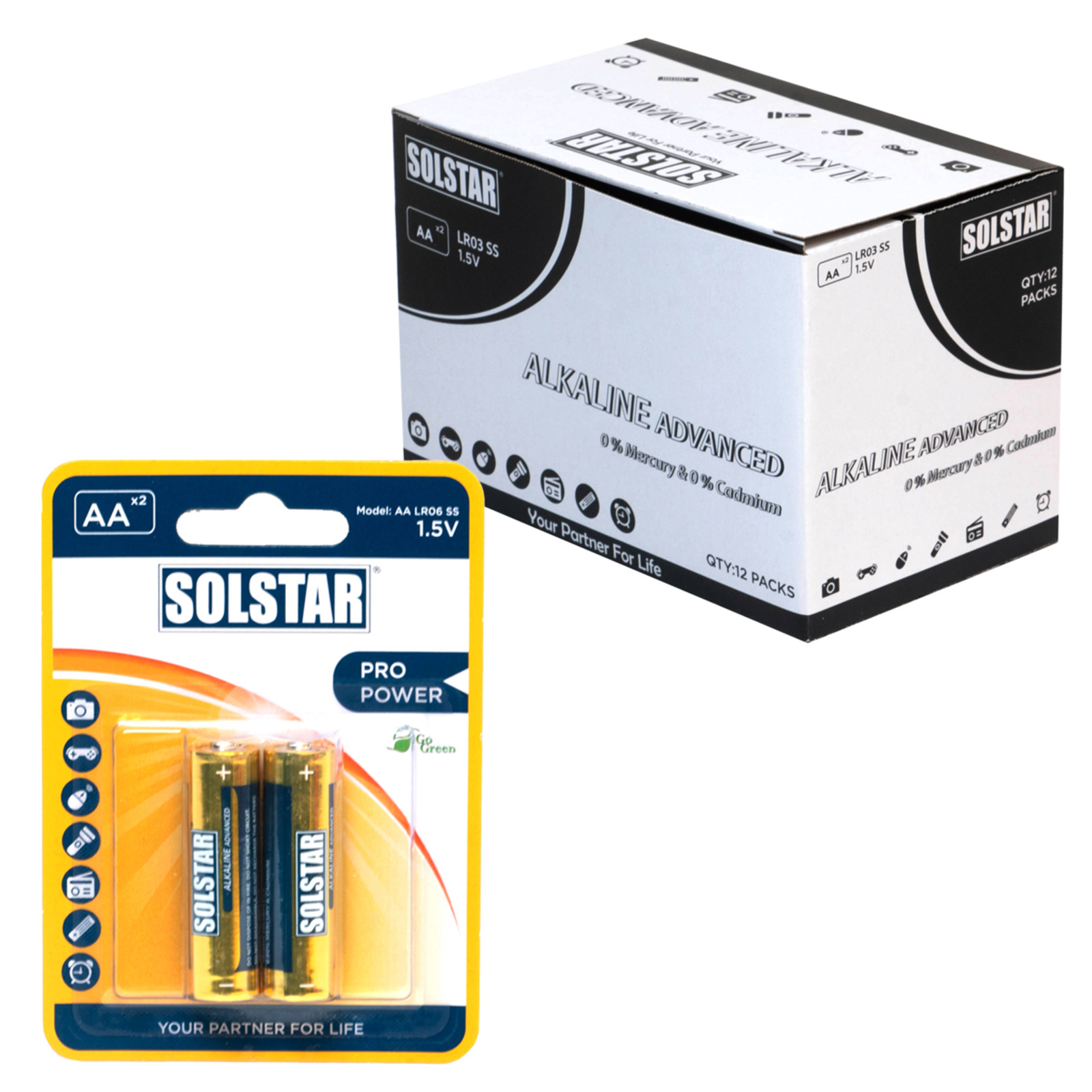 Solstar Pro Power AA Battery (0% Mercury/0% Cadmium)2A | NTUC FairPrice