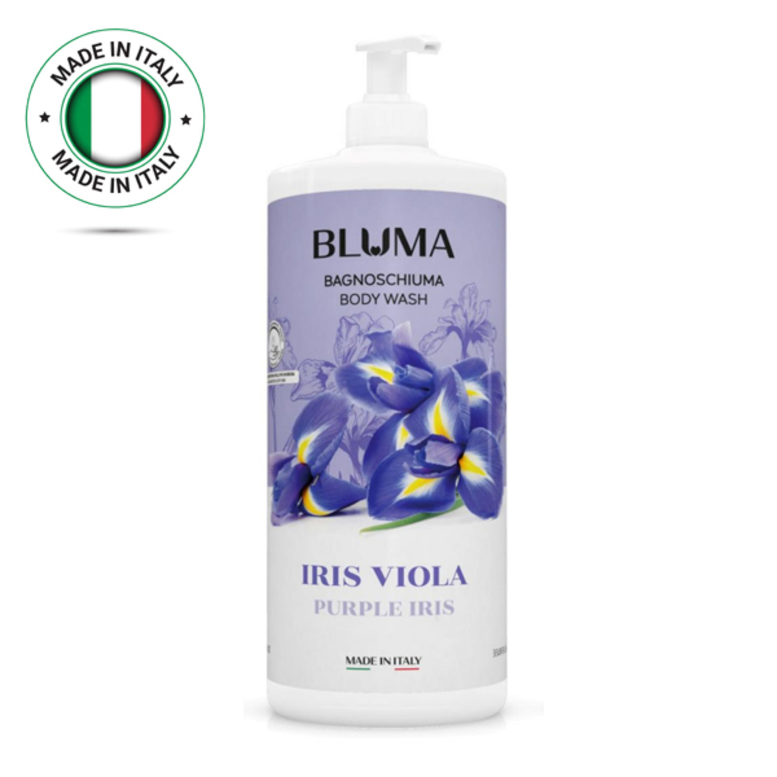 Bluma Italy Purple Iris Body Wash -Pump, Moisture, DermaTeste | NTUC ...