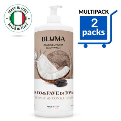 Bluma Italy Coconut Body Wash with Pump, Moisture, DermaTeste | NTUC ...